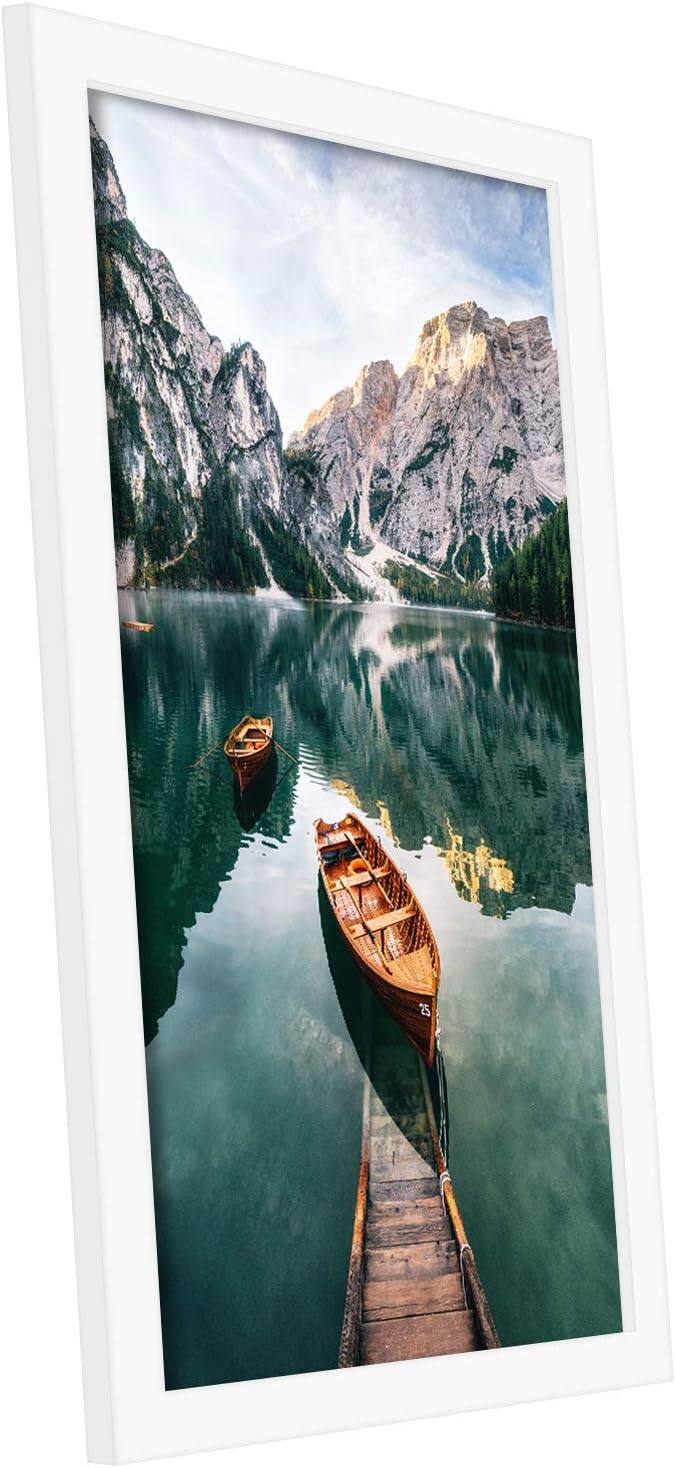 blue 12x18 Poster Frame with Shatter Resistant Glass Gallery Style ...