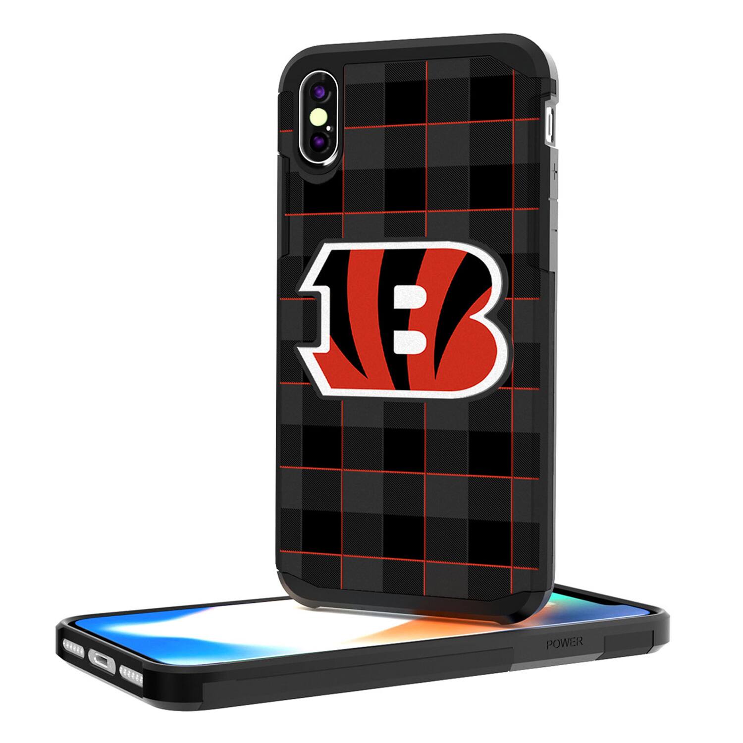 Keyscaper NFL Cincinnati Bengals iPhone Rugged Plaid Design Case 11 Pro ...
