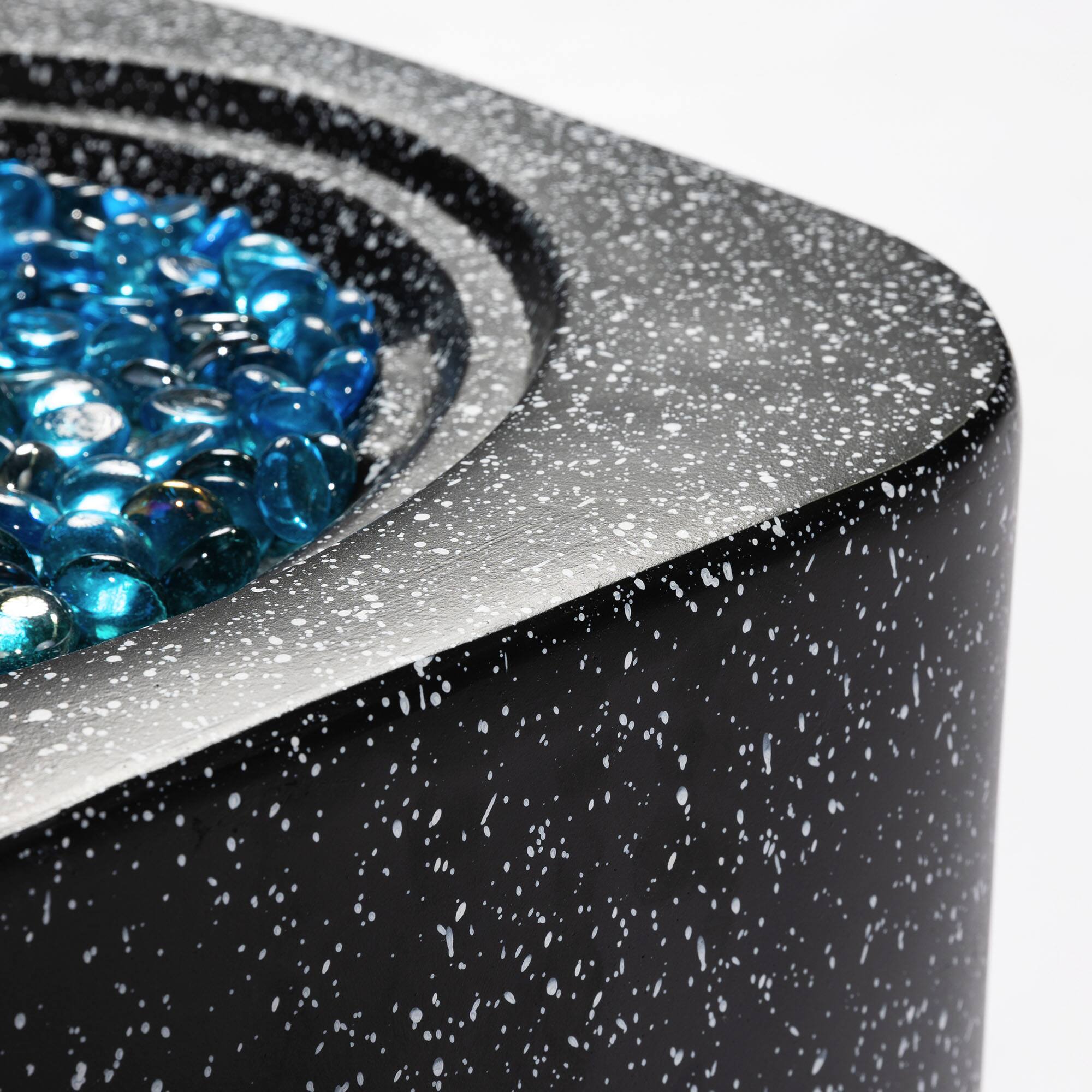 APRILSOUL Tabletop Fire Pit Black SF-WO-W853P154498 - Best Buy