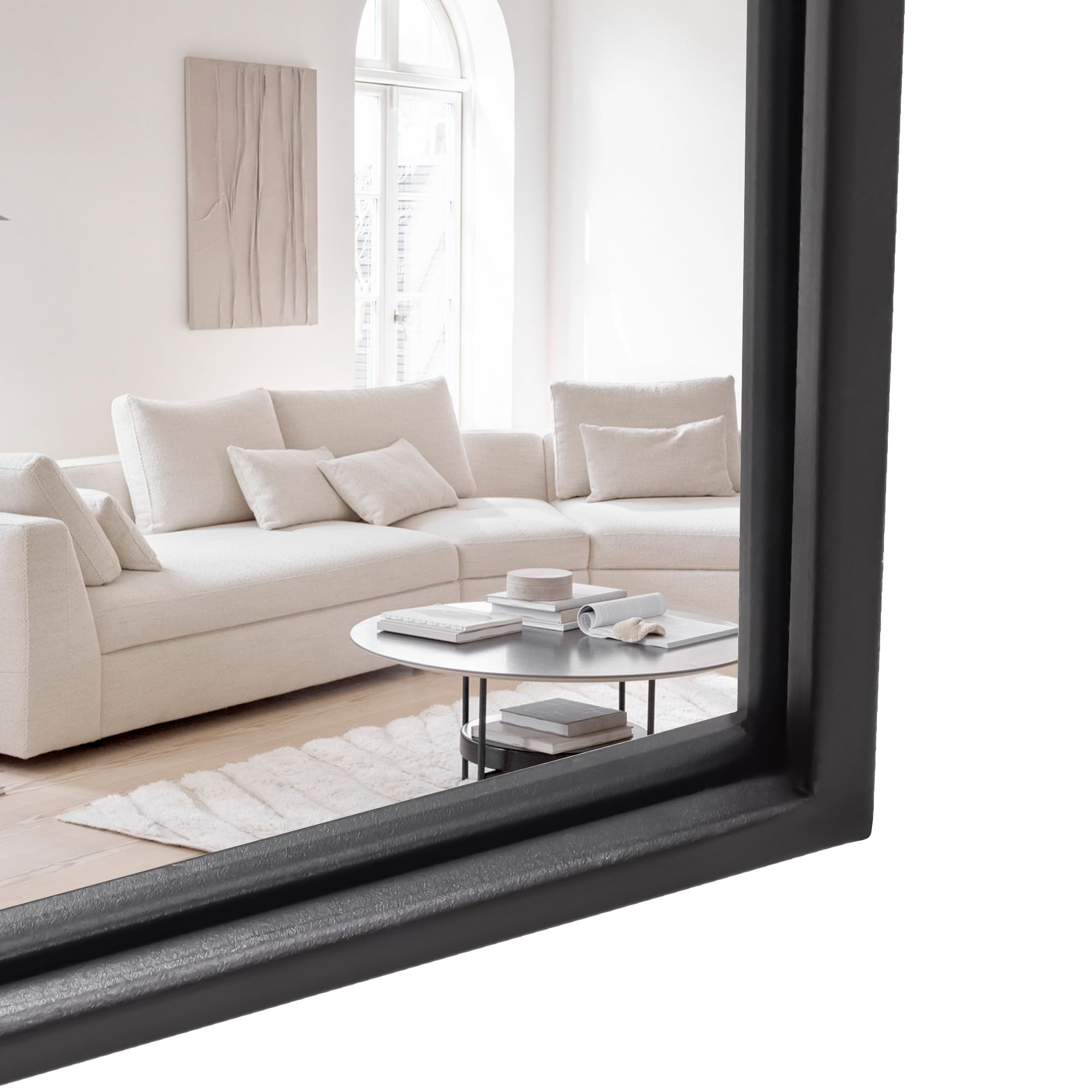 Comfort Essence Wall Mirror 24" X 36" Window Decorative Mirrors Metal ...