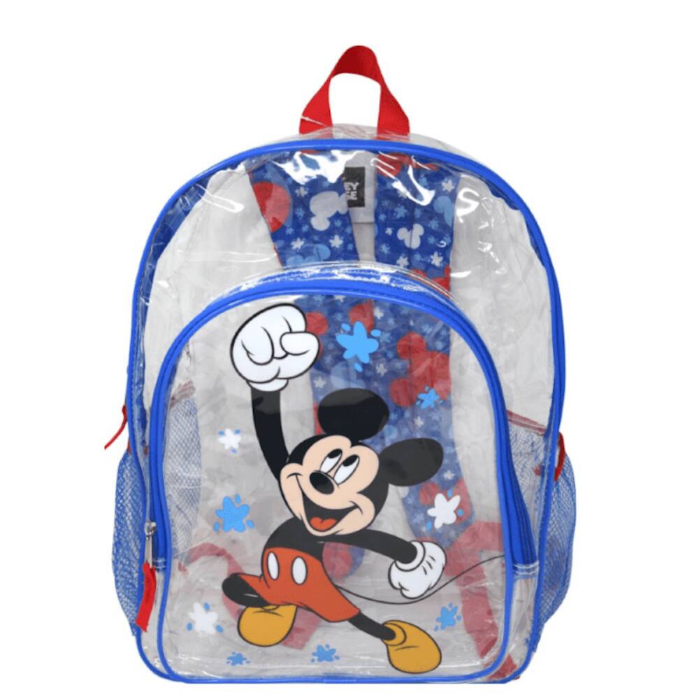 UPD Mickey Transparent 16" Clear Backpack Multicolored KMTR - Best Buy