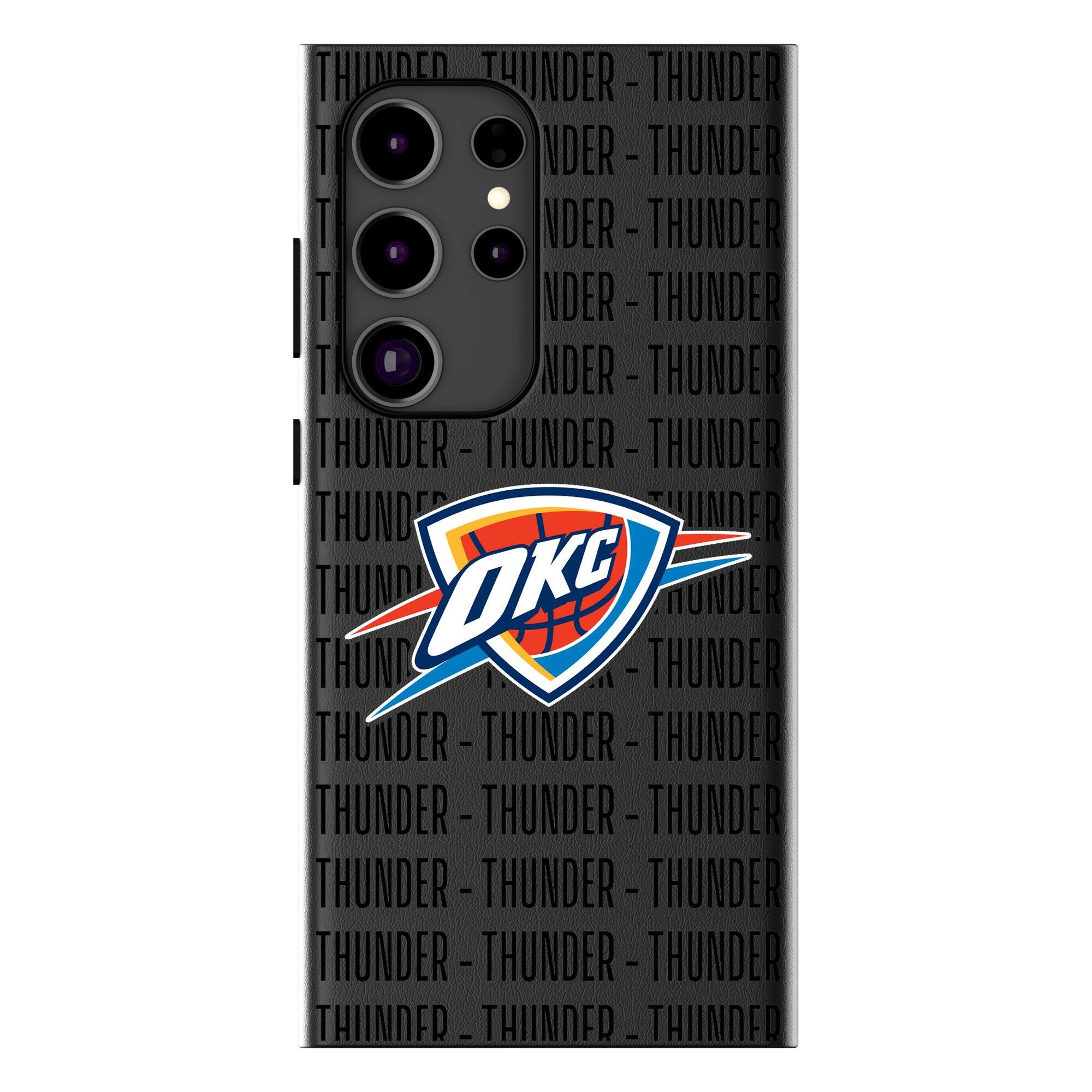 Keyscaper NBA Oklahoma City Thunder Text Backdrop Galaxy Magnetic Bump ...