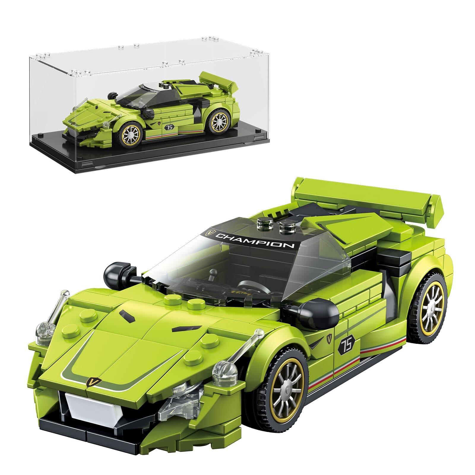 EZTW1 Tgl Super Sports Car Building Block Set With Case Speed Race Kits ...