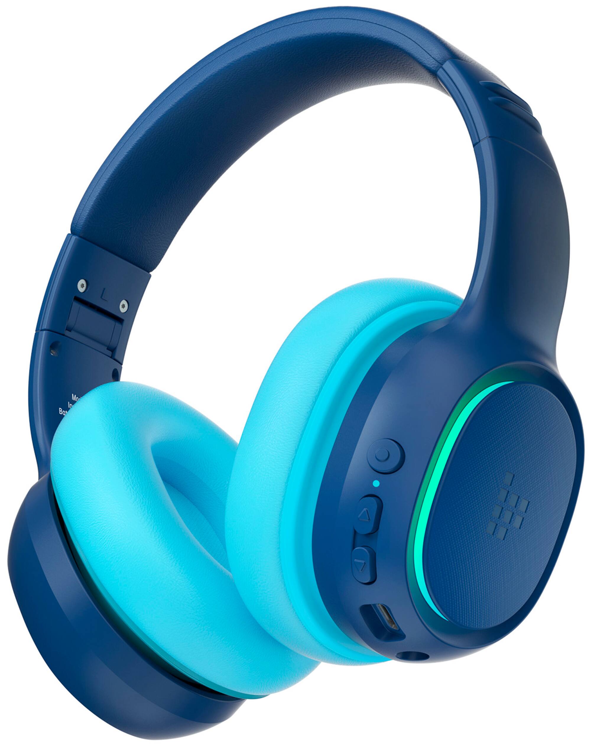 Tronsmart KH03 Active Noise Cancelling Wireless Headphones w/ 74/85/93dB Safe Volume, LED Lights ...