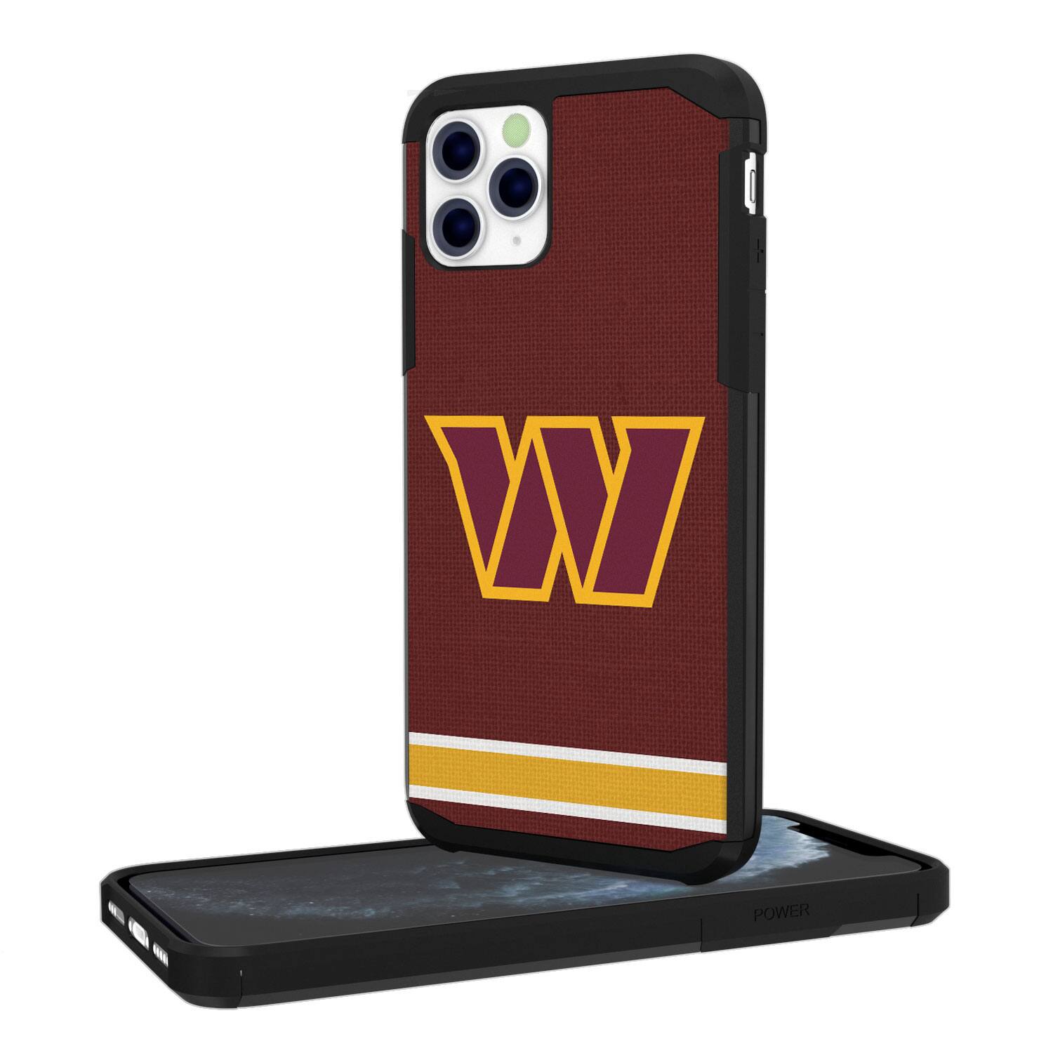 Keyscaper NFL Washington Commanders iPhone Rugged Stripe Design Case 13 ...