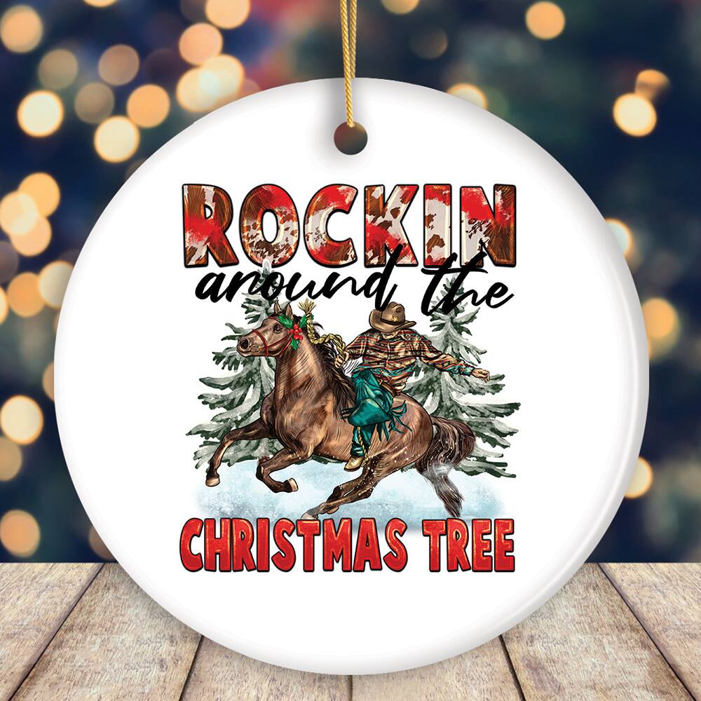 OrnamentallyYou Vintage Western Theme Rockin Around the Christmas Tree ...