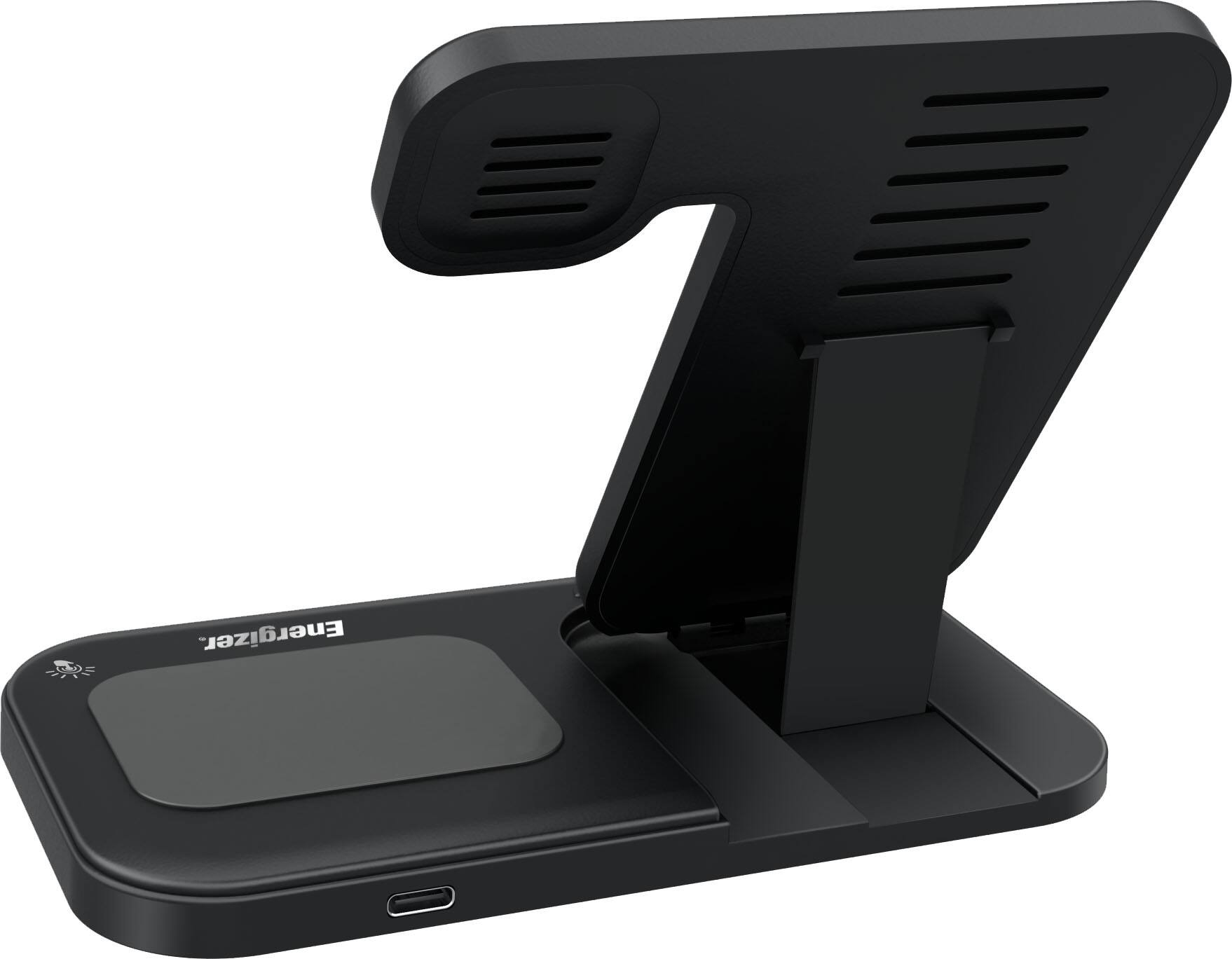 Energizer 3 in 1 15W Foldable Qi Certified Wireless Fast 15W Charger, Charging Station/Stand for ...