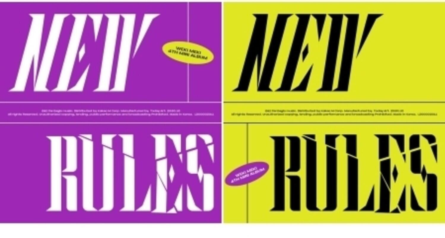 Weki Meki New Rules (Random Cover) (incl. 72pg Photobook, Tag Card ...