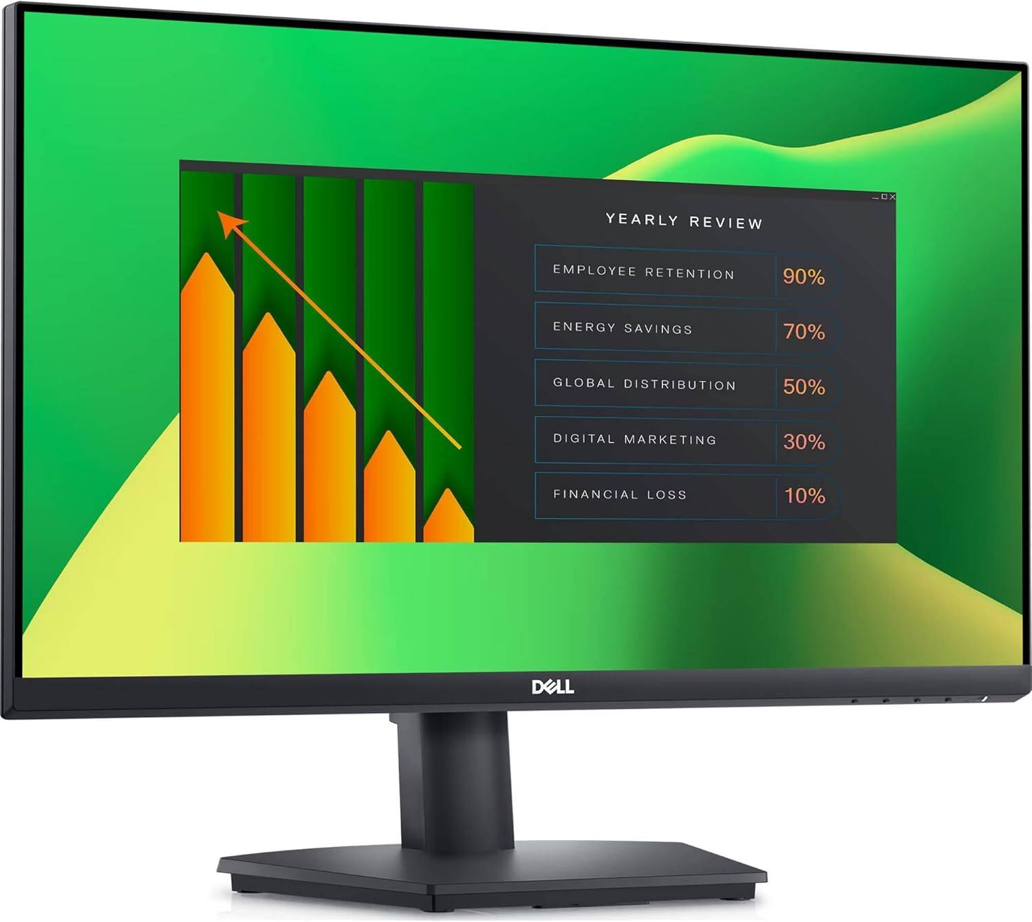 Dell 24" FHD VA Monitor, Flicker Free, Anti Glare, Low Blue Light, VESA Mount, Displayport & DKZ ...