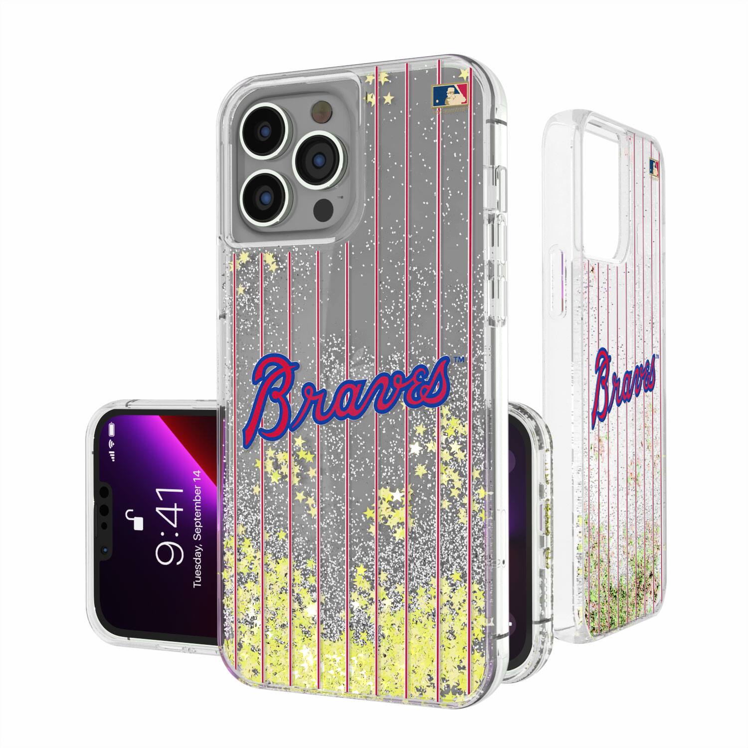 Keyscaper MLB Atlanta Braves 2012 Cooperstown Pinstripe iPhone Glitter ...