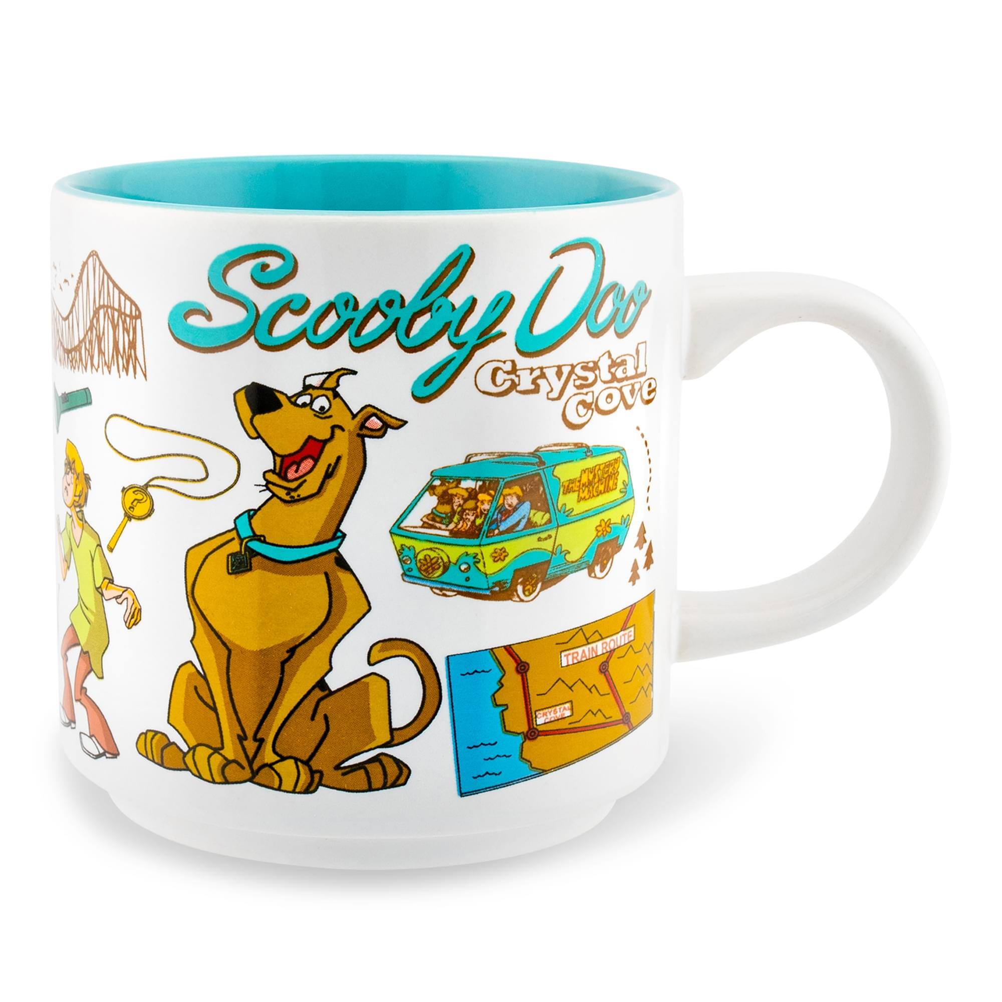 Warner Bros. Scooby Doo and the Gang "Crystal Cove" Ceramic Mug | Holds ...