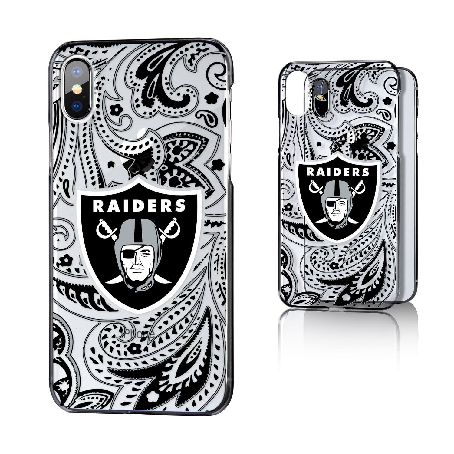 Keyscaper NFL Las Vegas Raiders iPhone Clear Paisley Design Case 14 ...