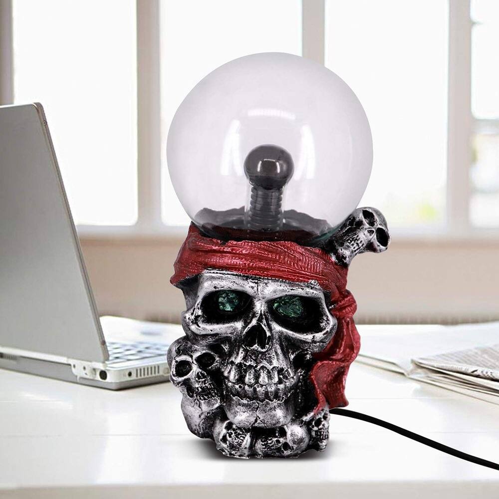 ACJPR Touch Sensitive Plasma Ball Lamp – Electrostatic Crystal Skull ...