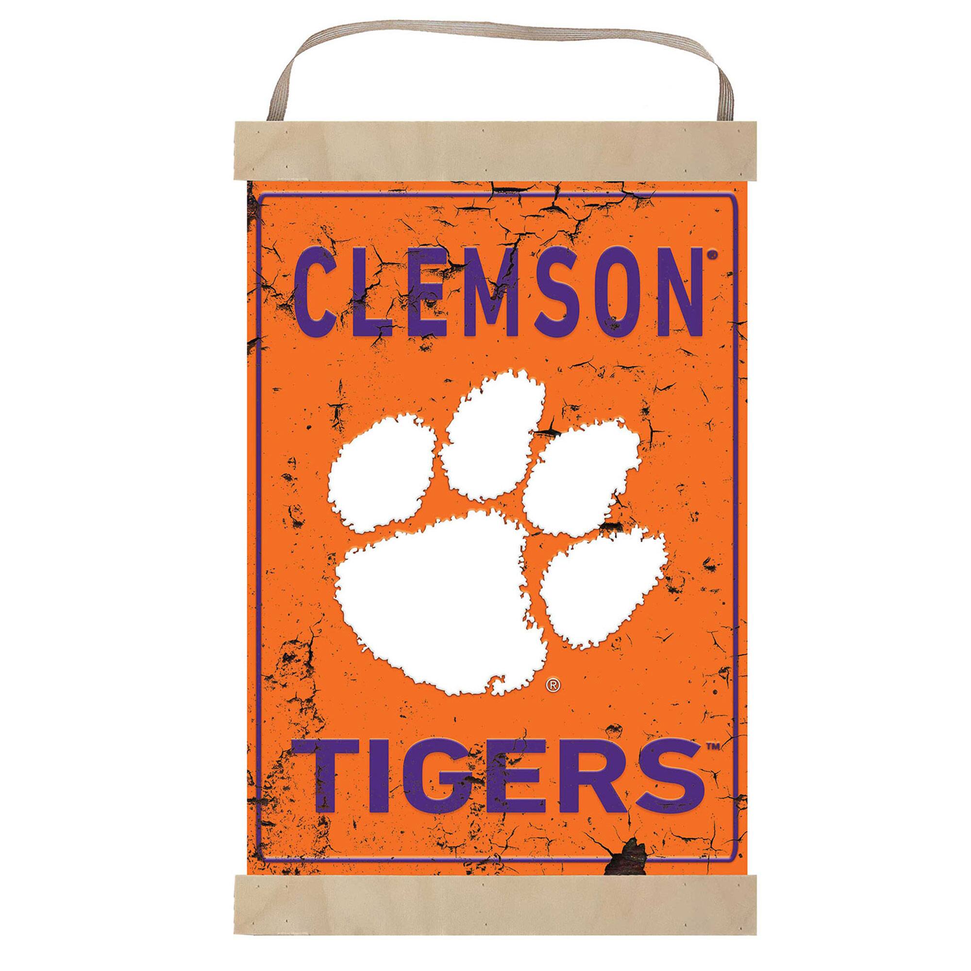 Jardine Clemson Tigers Retro Logo Banner Sign Orange 4941805 - Best Buy