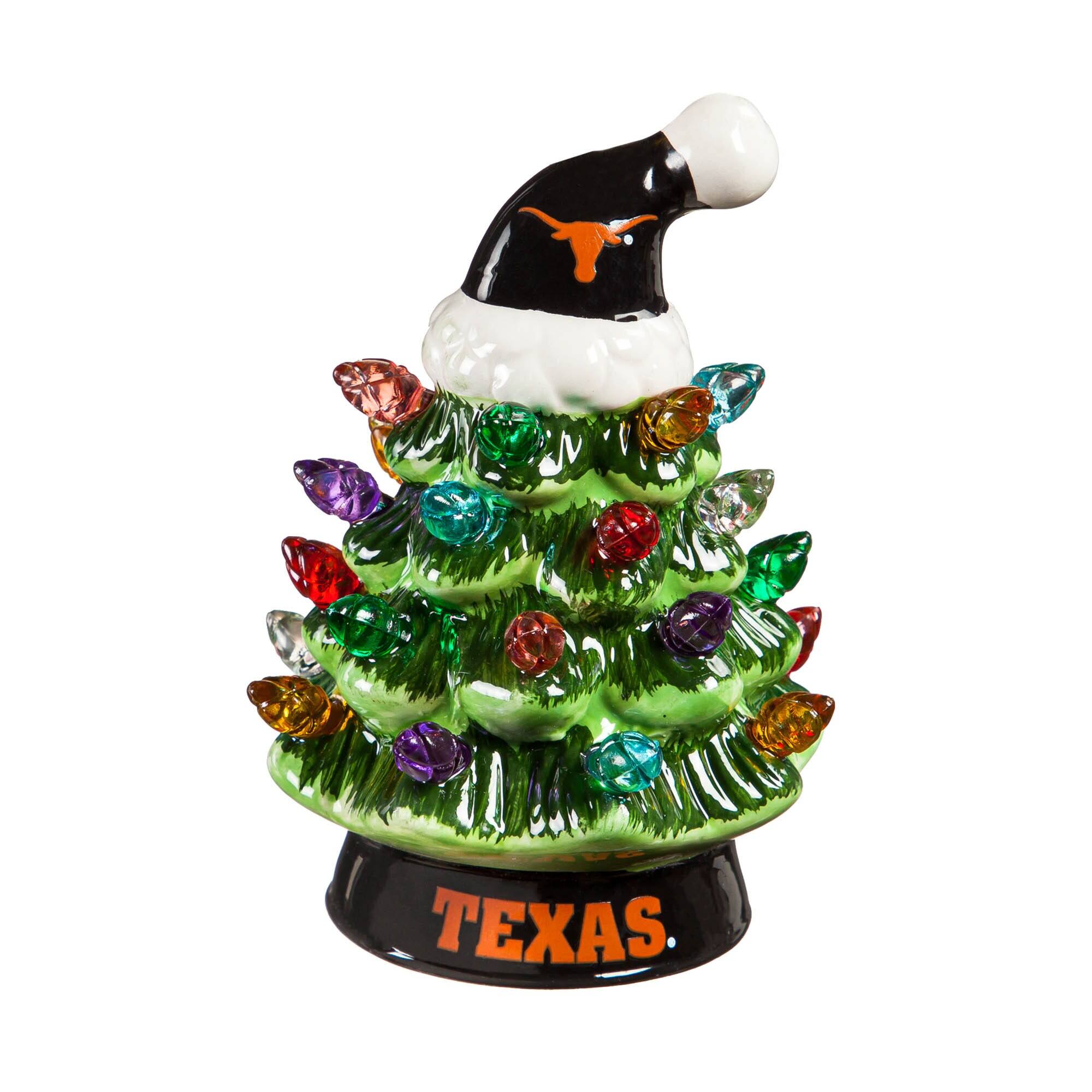 Evergreen Enterprises Texas Longhorns 2 Pack 4" Ceramic LED Christmas ...