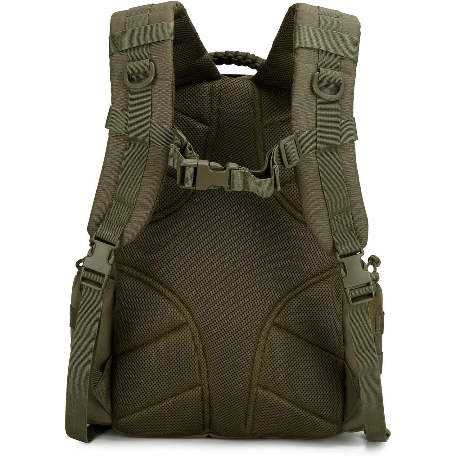 Live At Space 30L Backpack for Men 3 day Assault Pack Molle Hiking ...