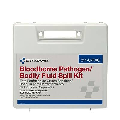 First Aid Only Wall Mount Bloodborne Pathogen And Bodily Fluid Spill ...