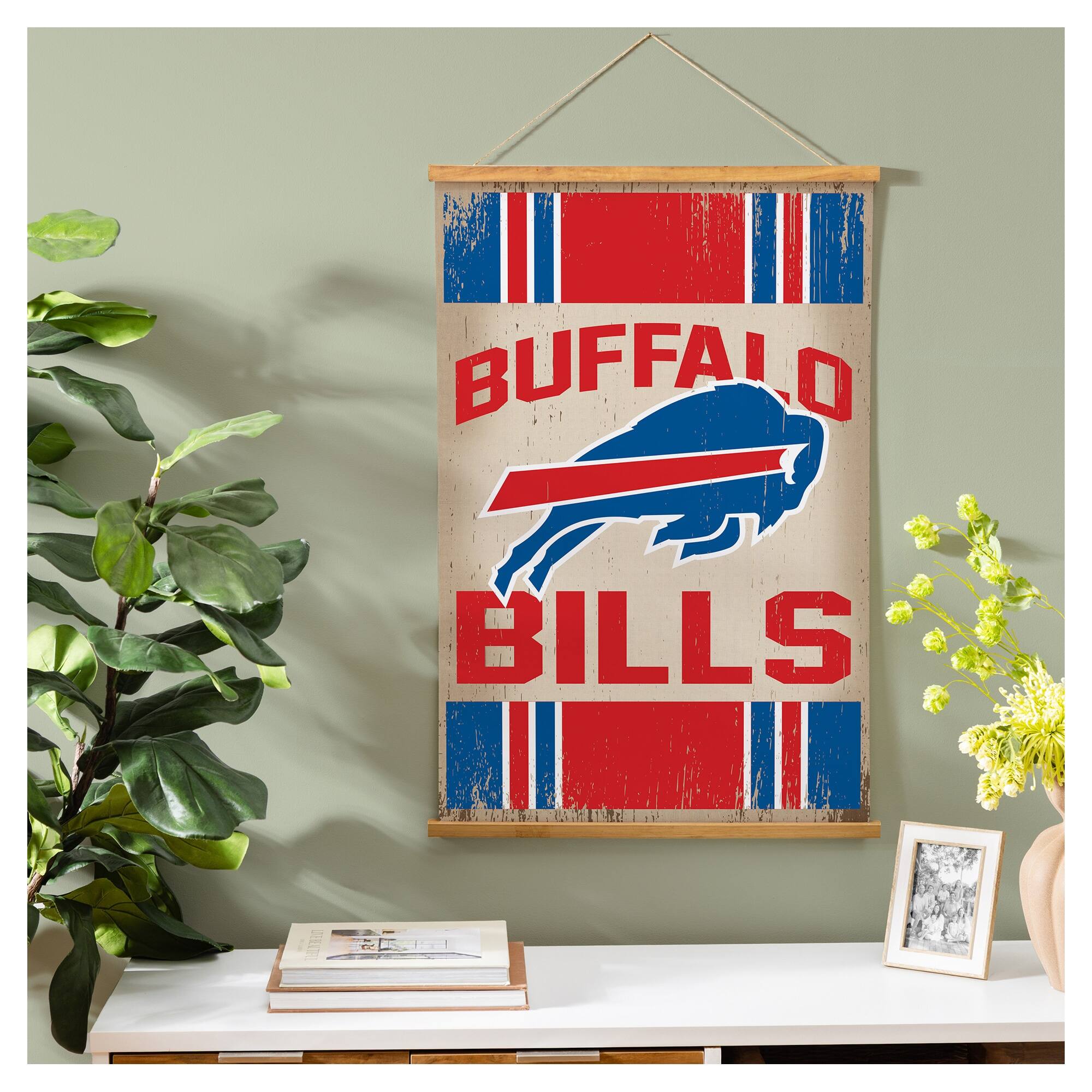 Evergreen Enterprises Buffalo Bills 24" x 36" Antique Style Canvas Wall ...