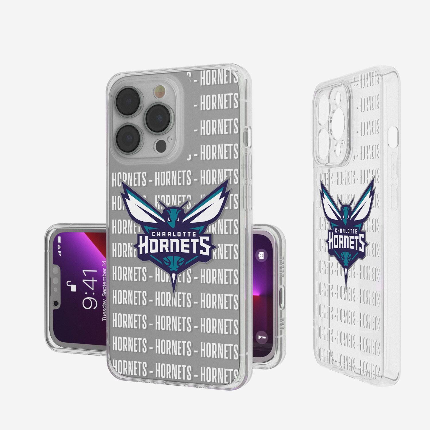 Keyscaper NBA Charlotte Hornets iPhone Clear Text Backdrop Design Case ...