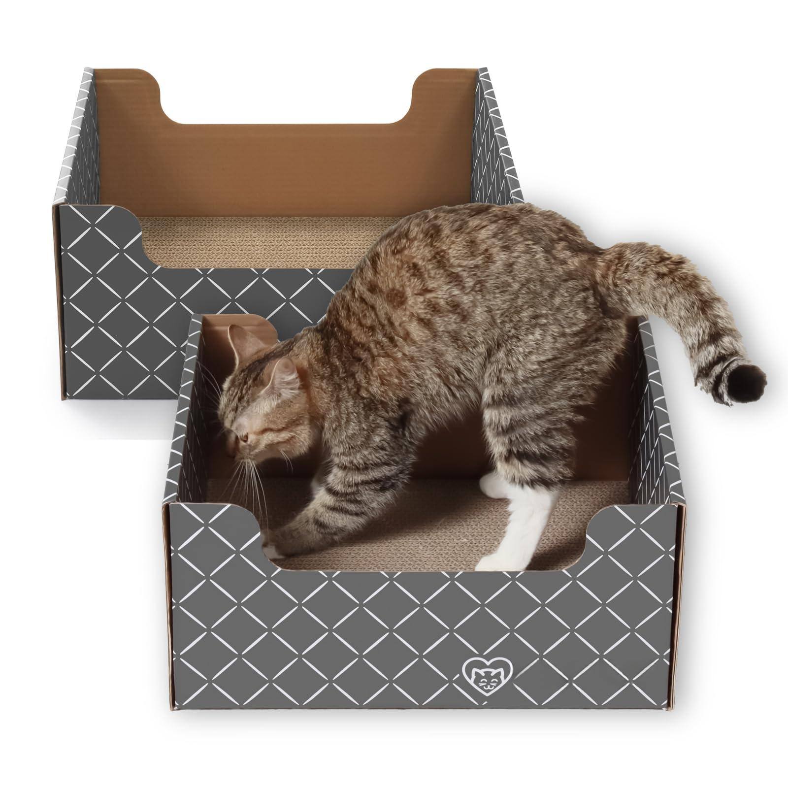 Hirose Alice Cardboard Cat Scratcher Scratcher Box And Bed With ...