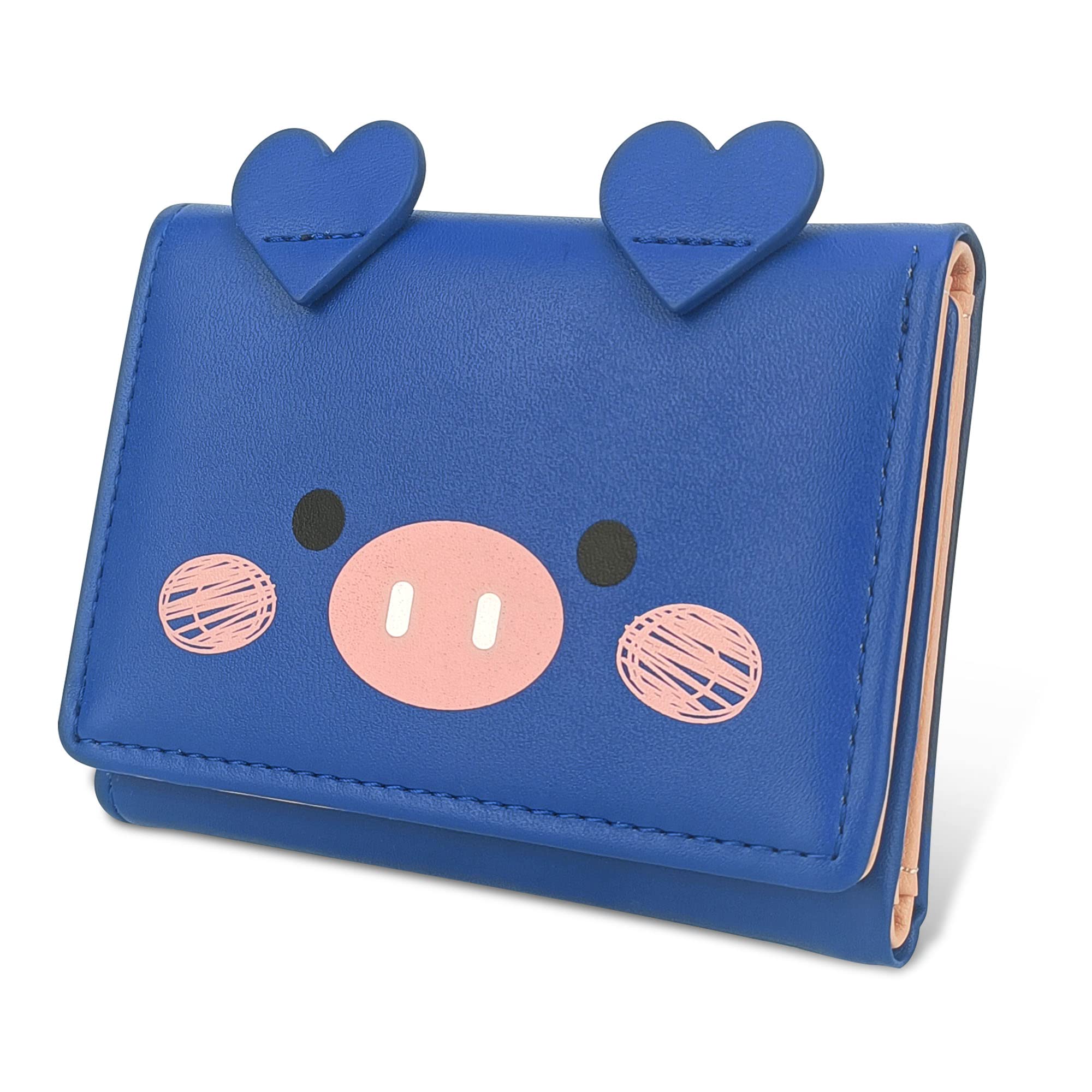 Jadie Link - Cute Women Leather Rfid Blocking Small Trifold Wallet ...