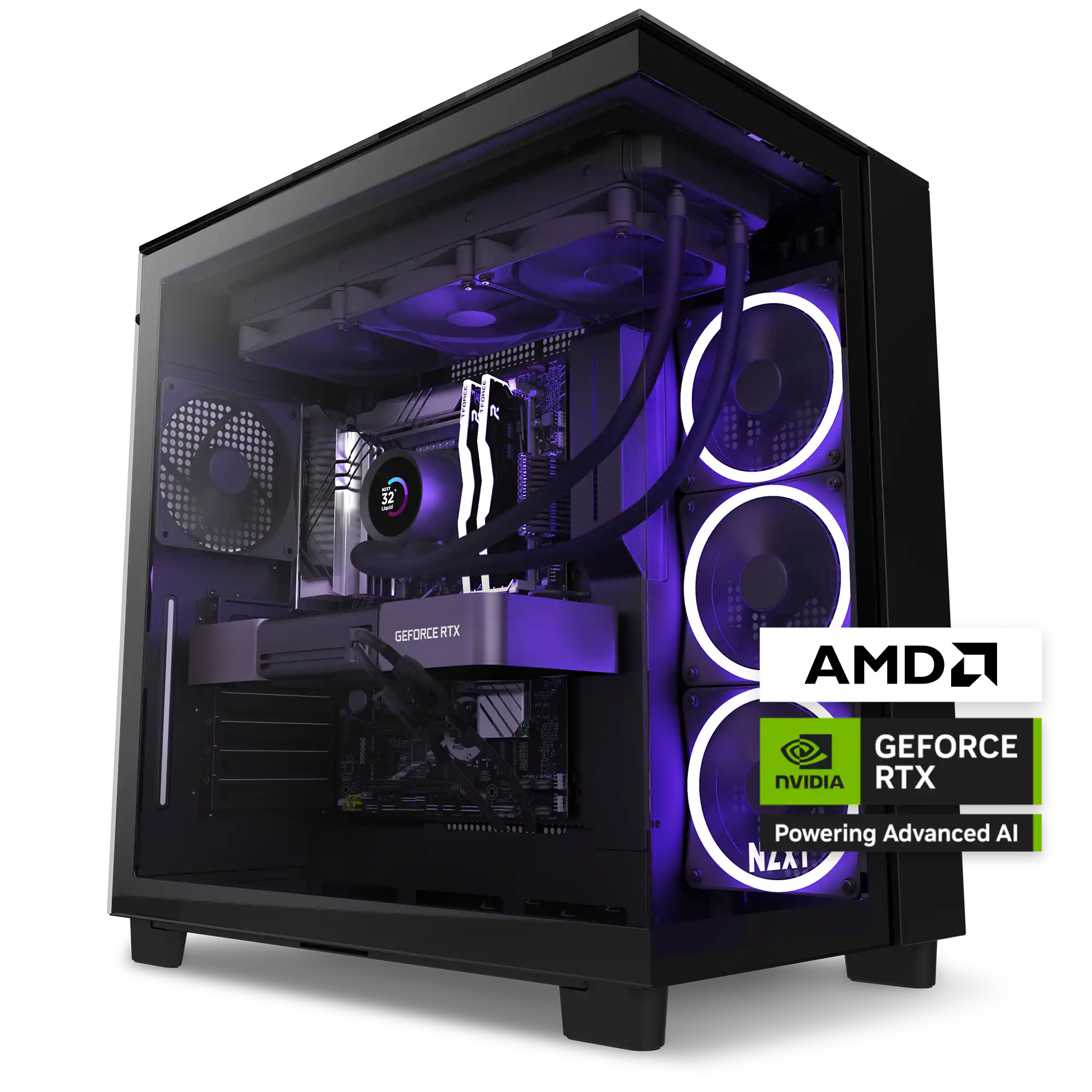 NZXT NZXT Player Three Prime Gaming Desktop Intel Core Ultra 9 285K ...
