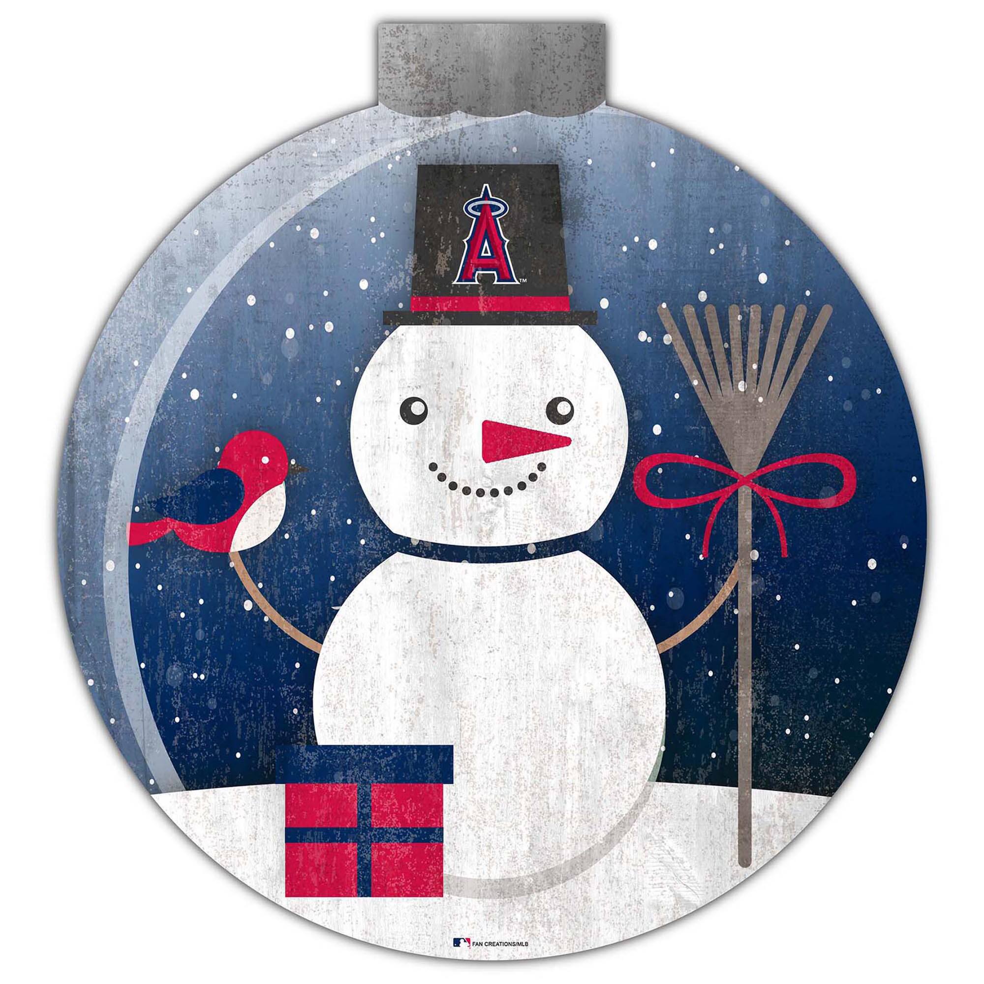 Fan Creations Los Angeles Angels 12'' Snow Globe Wall Art Multicolor ...