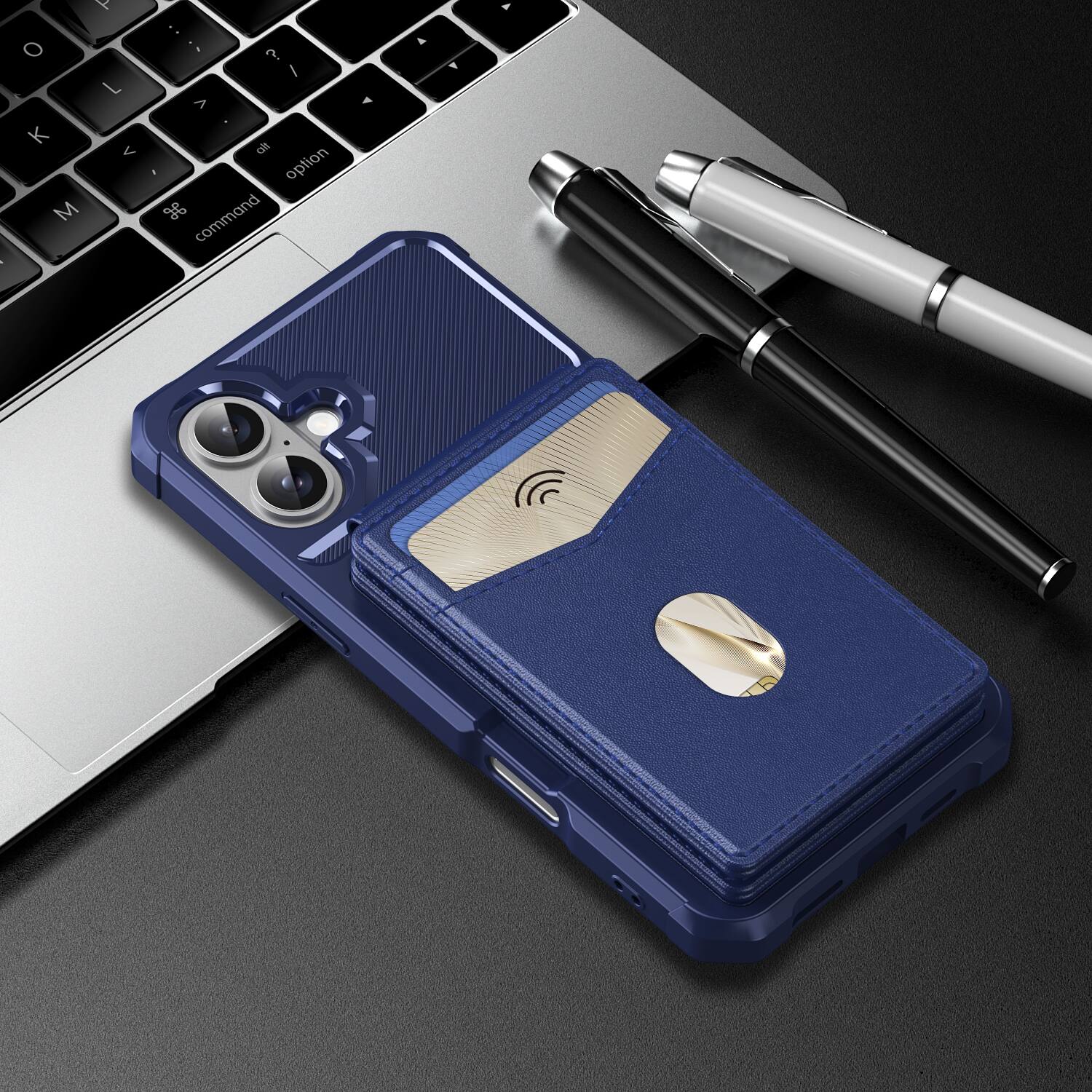 Dteck For Apple iPhone 17 Wallet Case 2 in 1 Magnetic Leather Flip ...