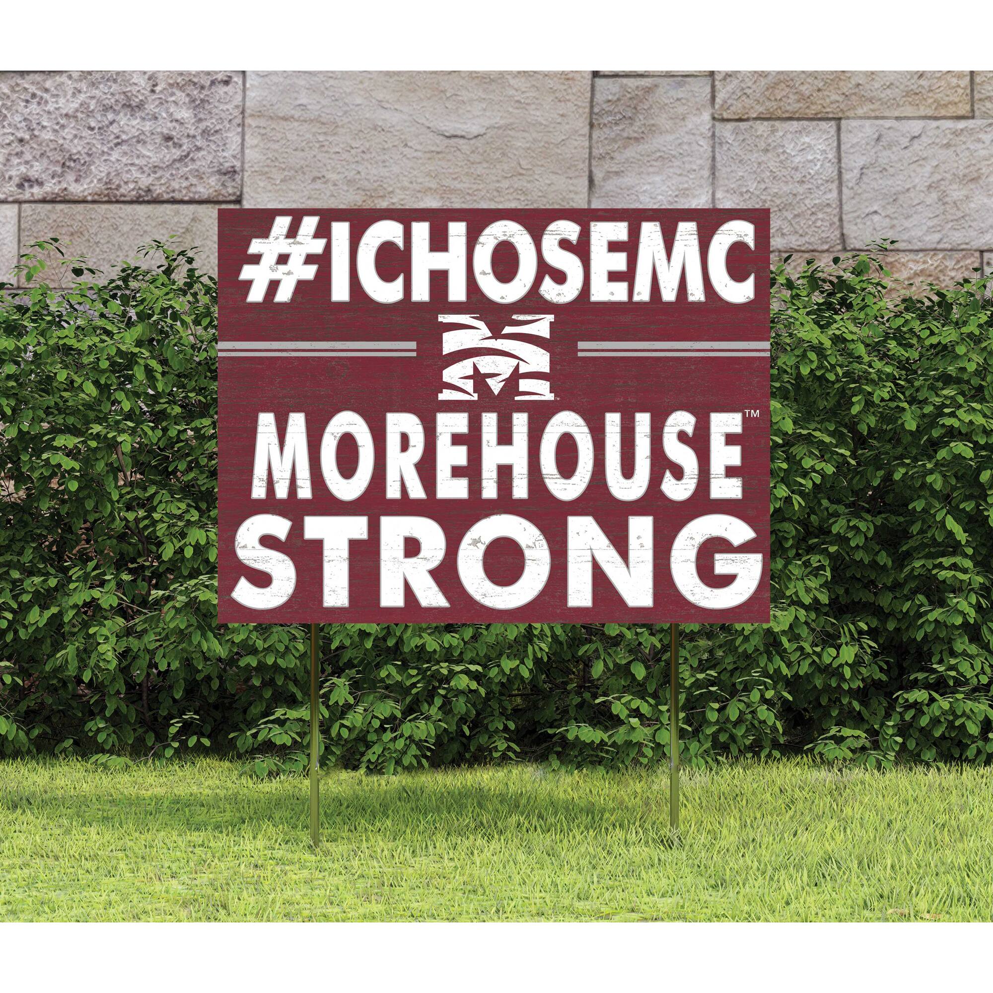 Jardine Morehouse Tigers 18'' x 24'' I Chose Lawn Sign Maroon 4939554 ...