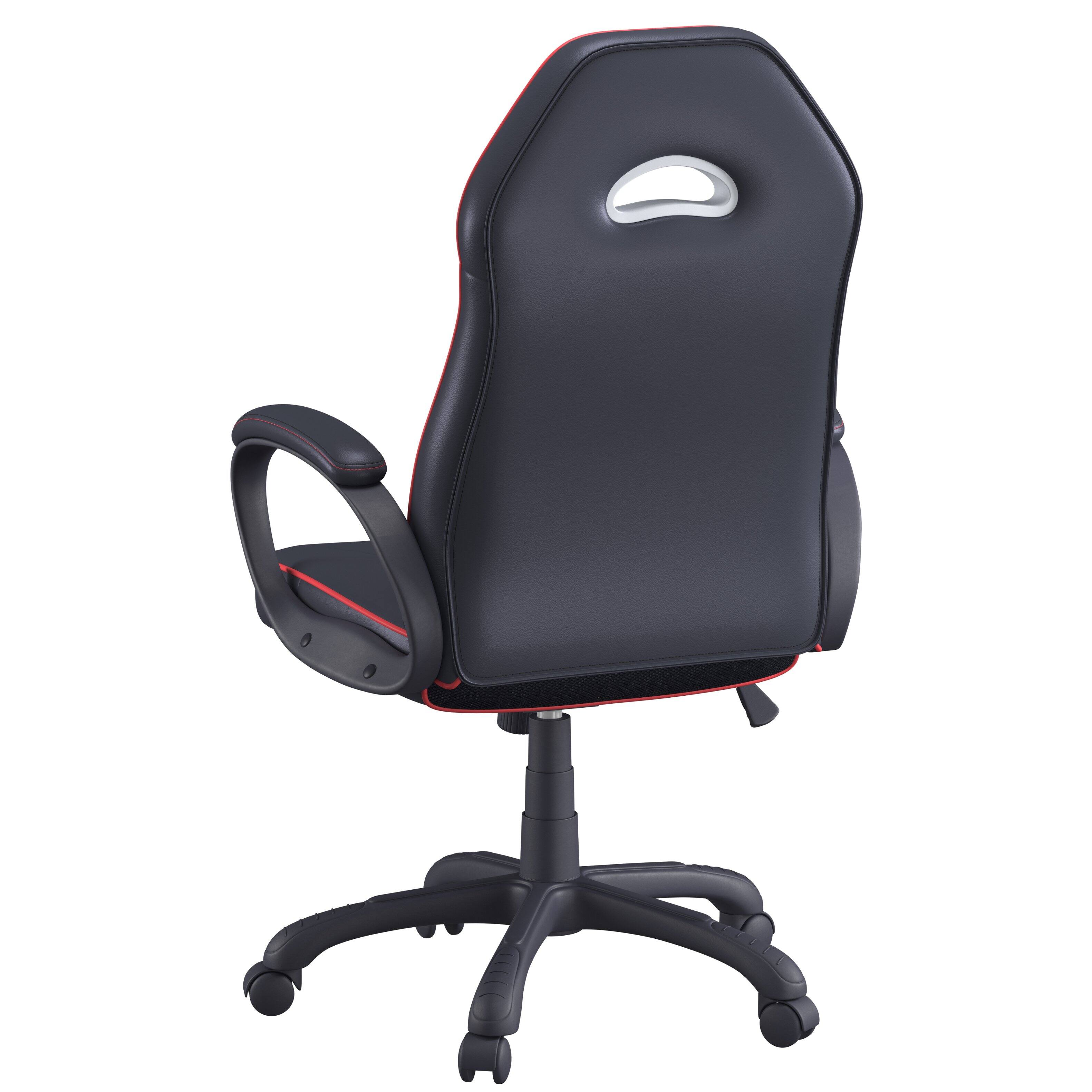 Customer Reviews: Lifestyle Solutions Lincoln Gaming Chair Black ...
