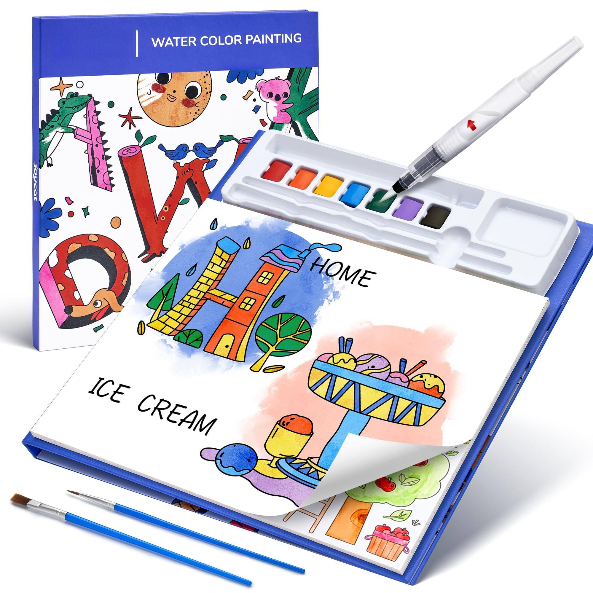 EZTW1 Paint With Water Coloring Books For Watercolor Painting Sets Ages ...