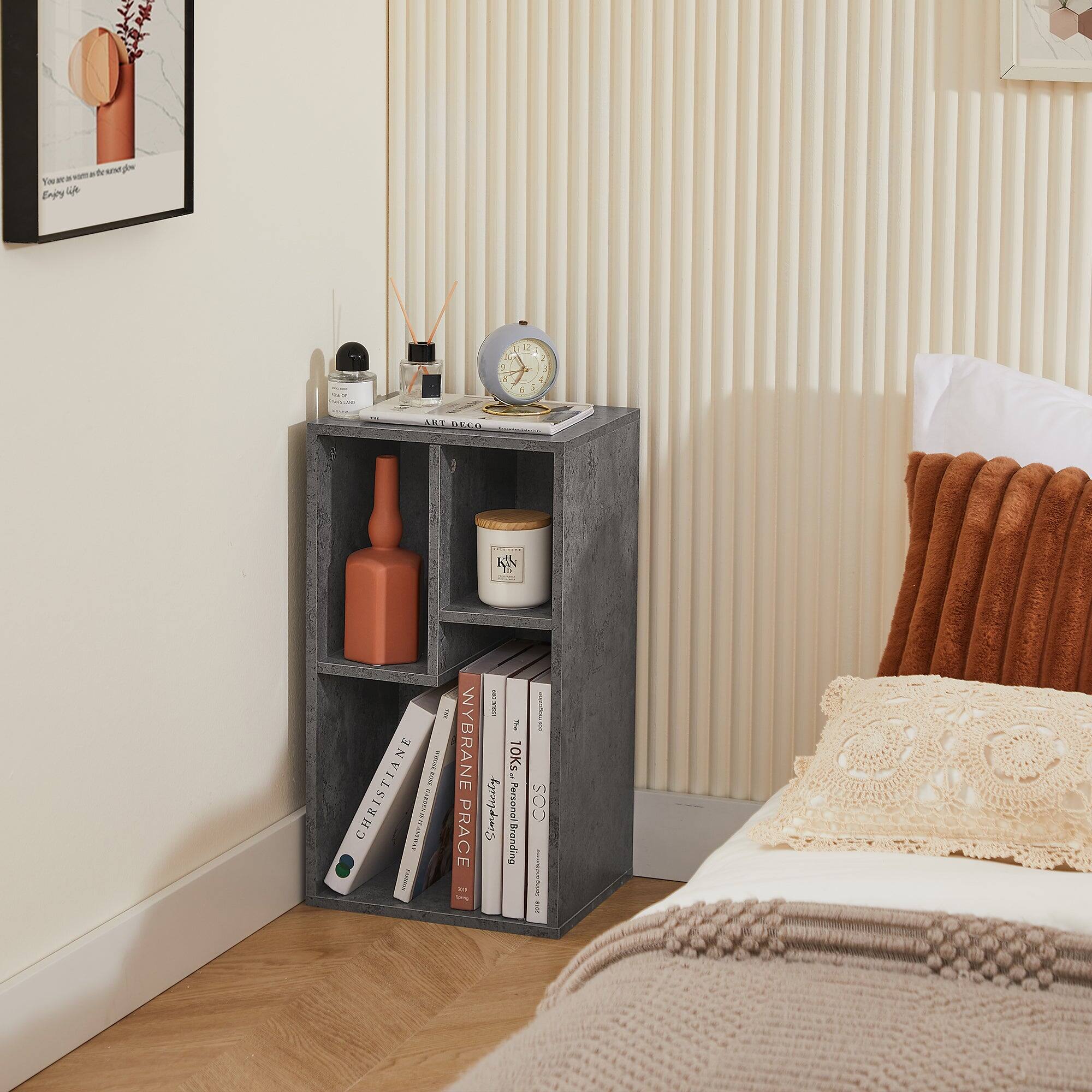 Vecelo Modular Cube Bookshelf Customizable Storage Shelves for Books ...