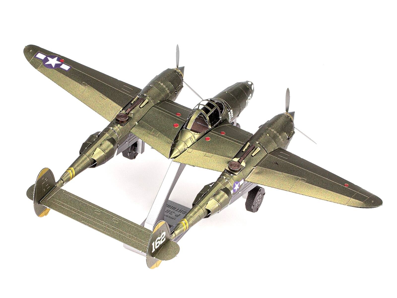 Metal Earth Model Kit Lockheed Martin P 38 Lightning Fighter Aircraft ...