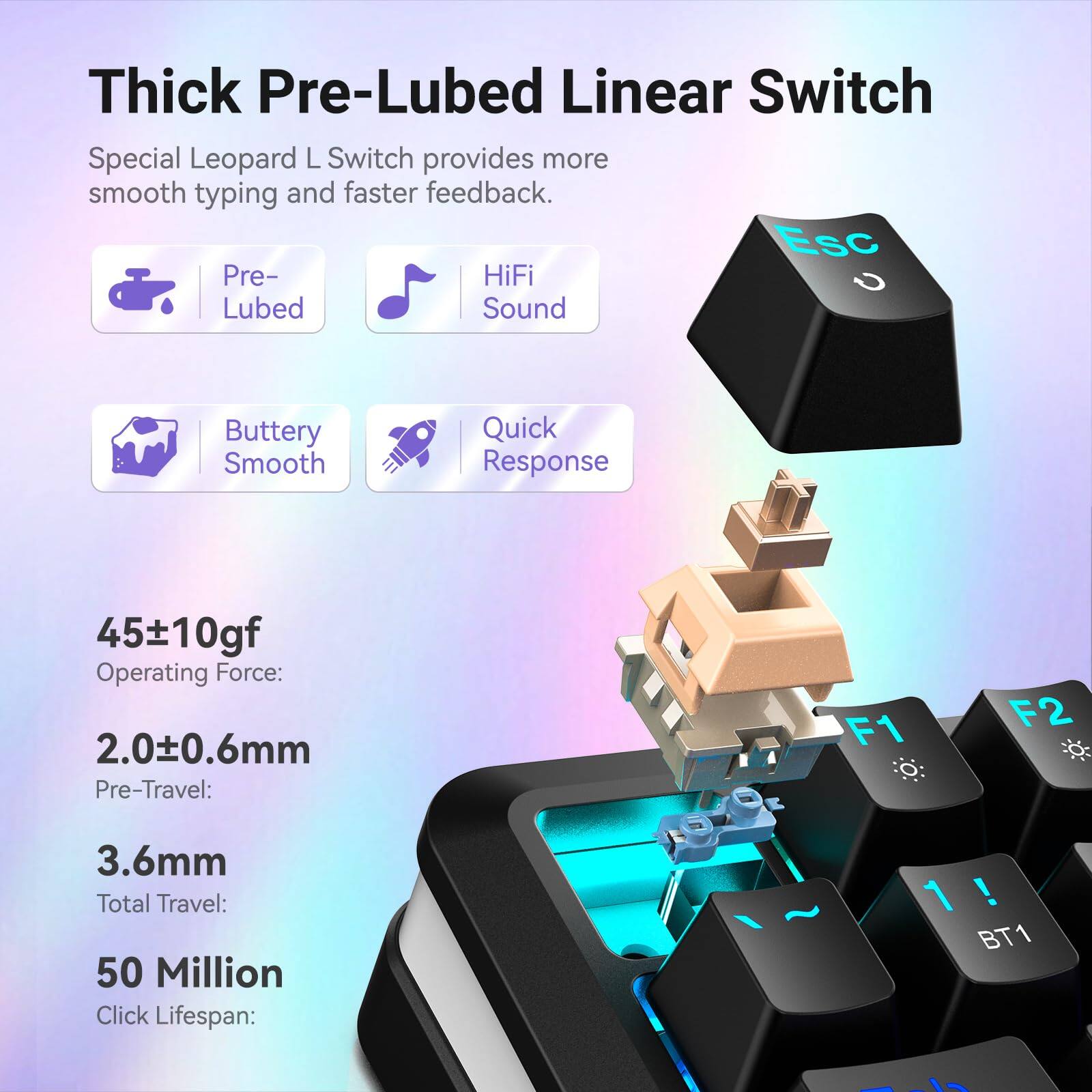 Stamp n Camp K708 Pro Wireless Mechanical Gaming Gasket mounted Rgb ...