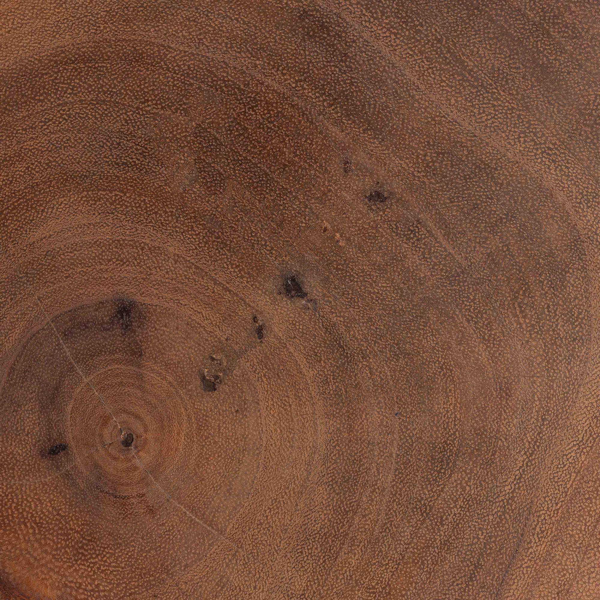 bali & pari Bancroft Solid Suar Wood Side Table Handcrafted Sculptural ...