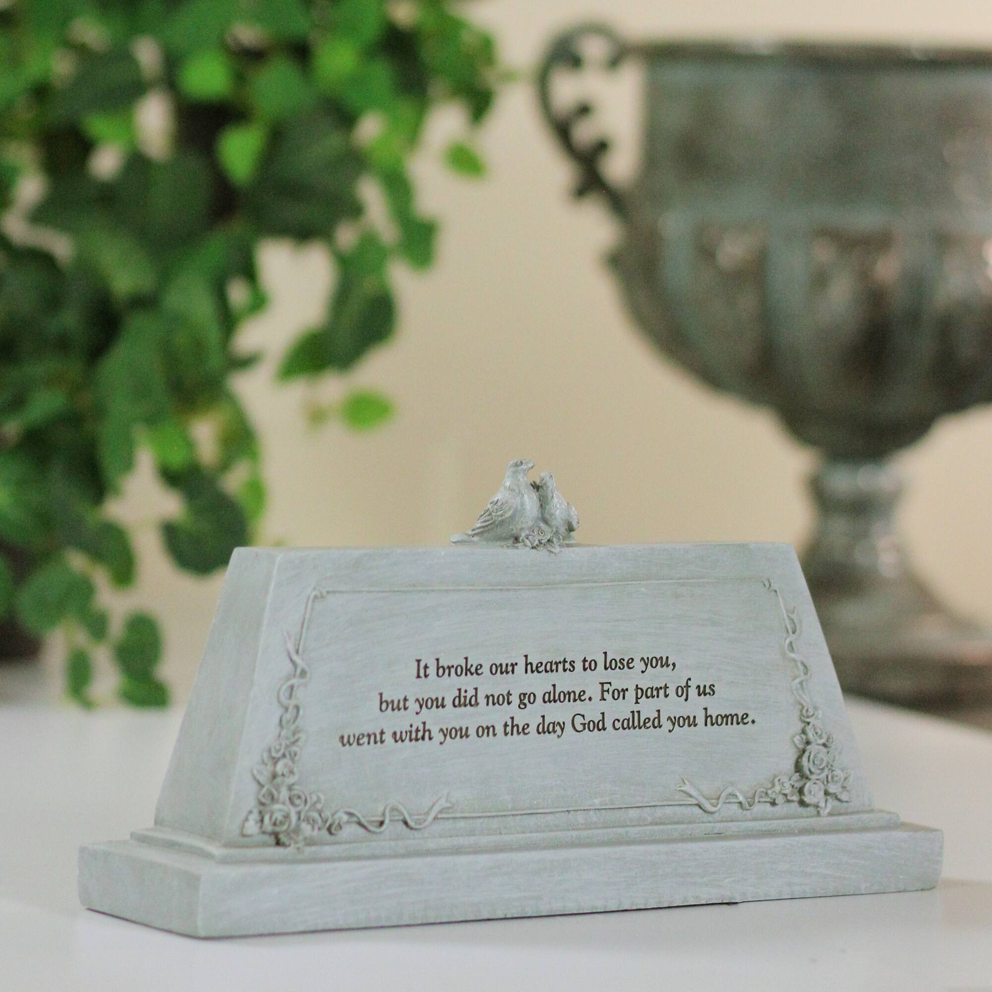 Roman Forever with the Angels Bereavement Plaque 9" Gray 32022966 ...