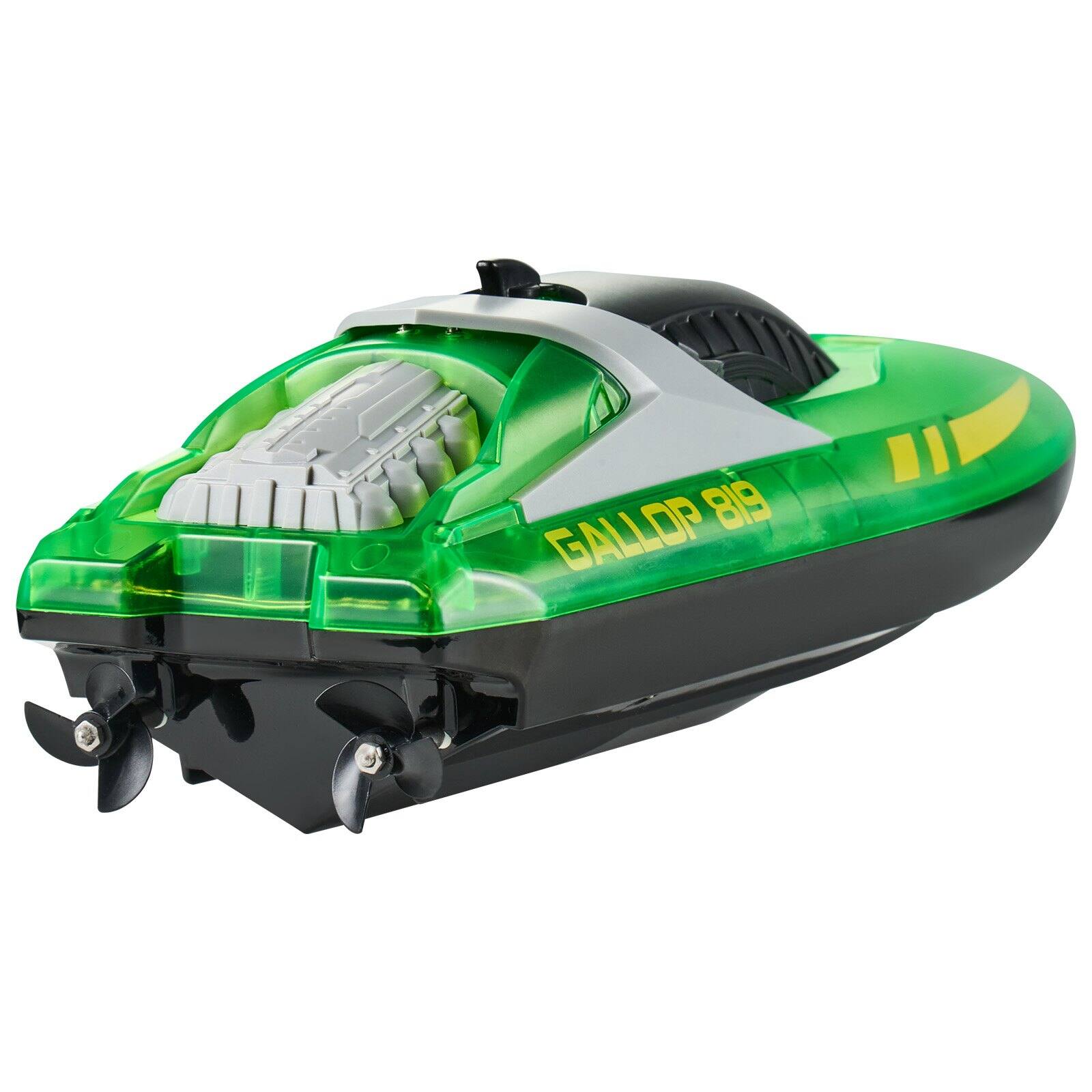 Glintex RC Boat 2.4GHz 12km/h Remote Control Racing Boat w/ LED Light ...