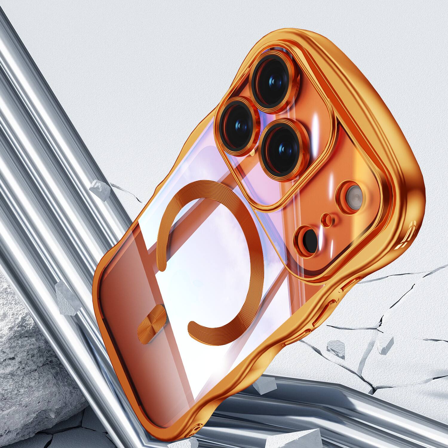 Dteck Magnetic Case For iPhone 17 Pro Max With Built in Lens Protector ...