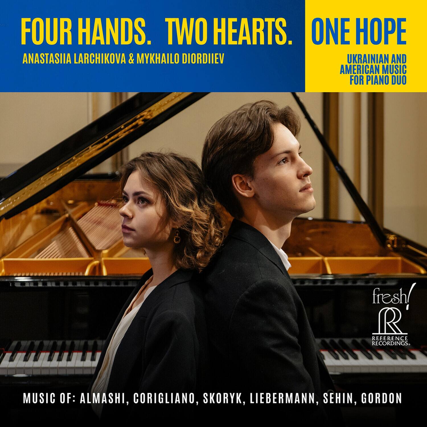 Anastasiia Larchikova Four Hands. Two Hearts. One Hope COMPACT DISCS ...