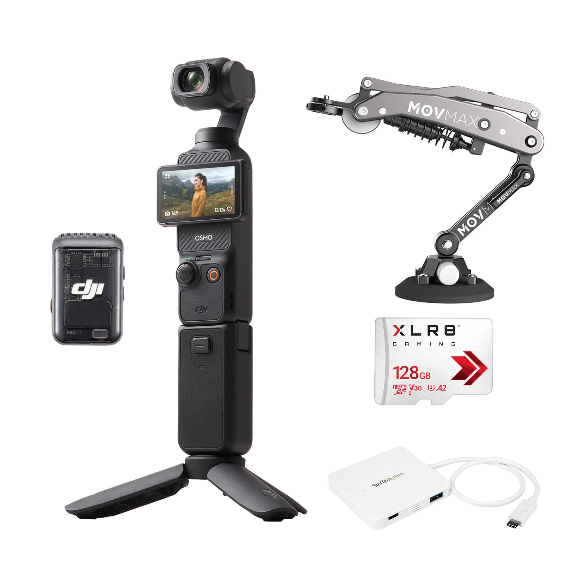Osmo Pocket 3 Creator Combo with Movmax Blade Arm for DJI Pocket 3 ...