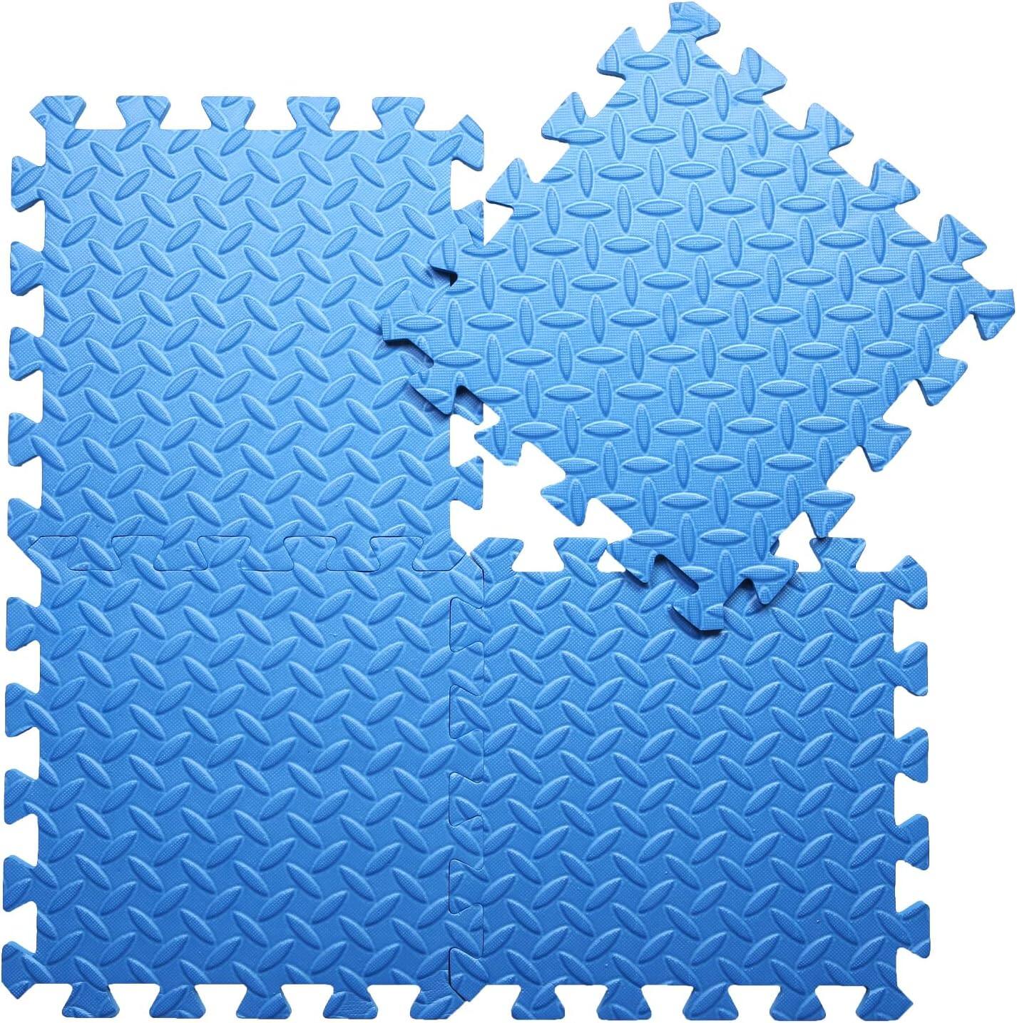 Auledio - 16 Tiles Foam Floor Baby Tiles Foam Floor Mats Play Mats with ...