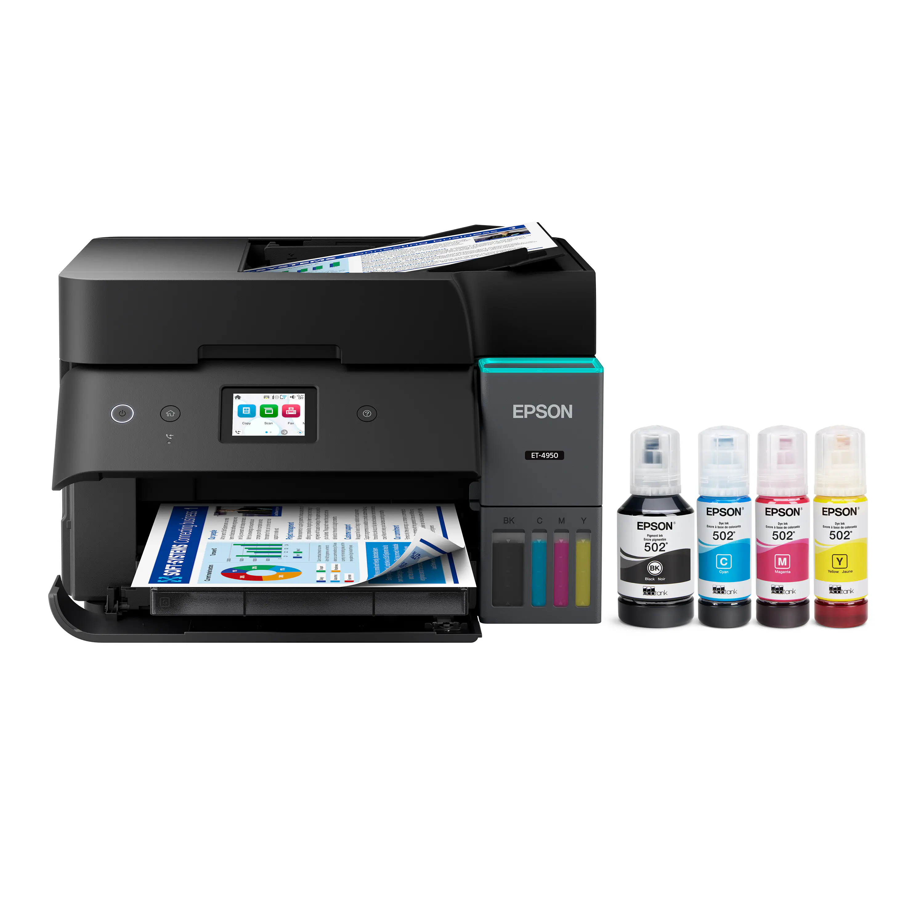 Epson EcoTank ET 4950 Wireless All in One Color Supertank Inkjet ...