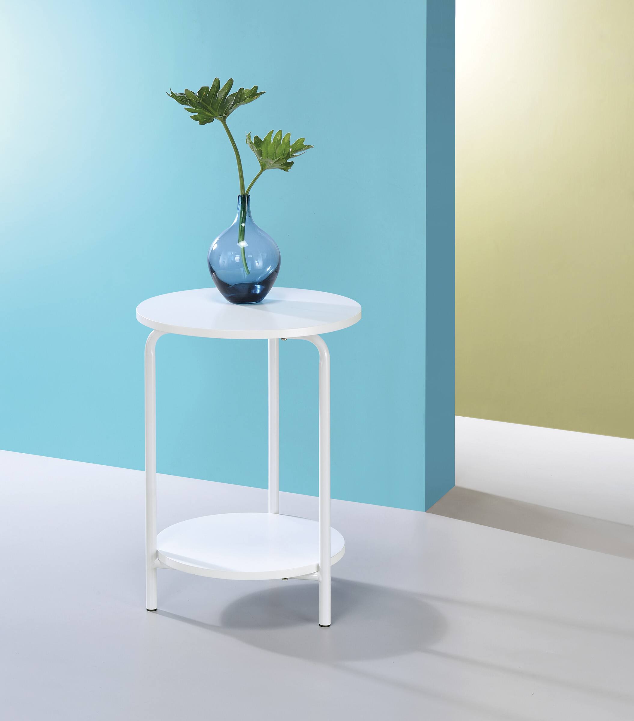 Customer Reviews: OSP Home Furnishings Elgin Accent Table White ELG-11 ...