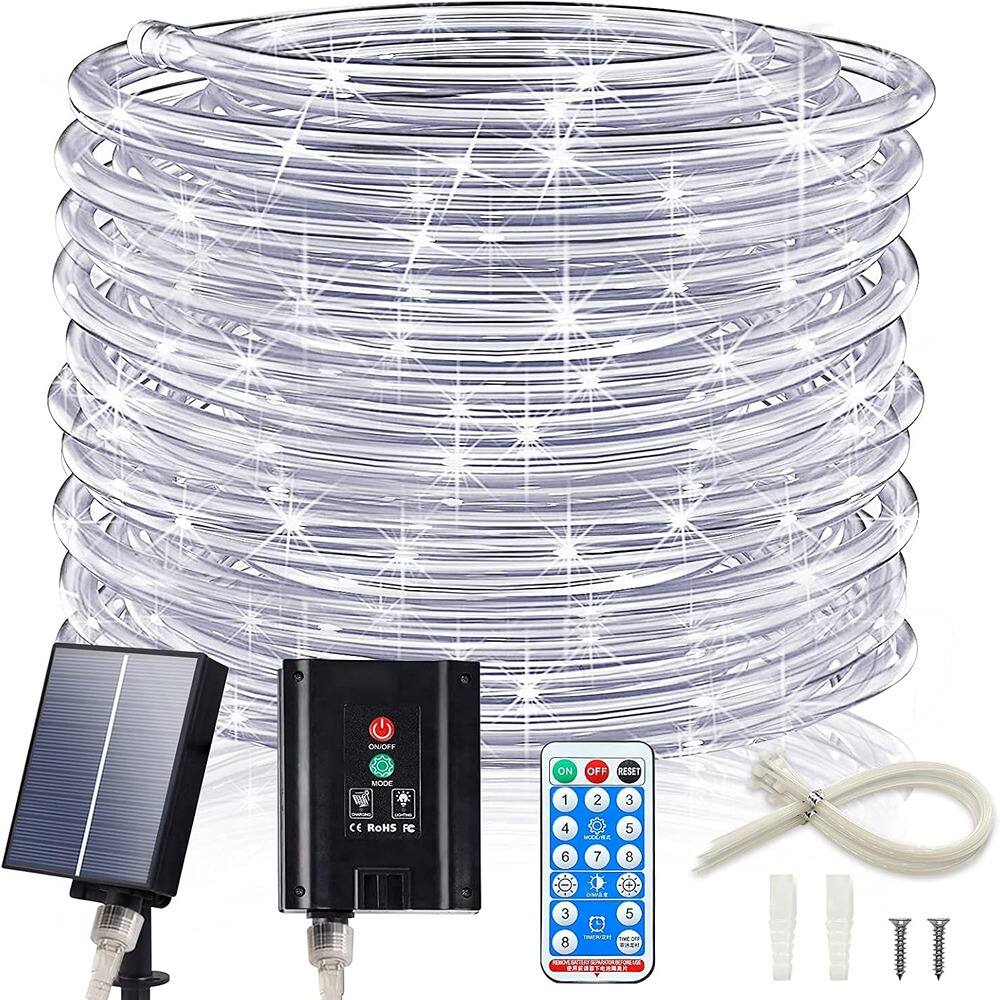 MOSZAR LLC IP67 String Lights with Timing & 8 Modes for Garden Tree ...