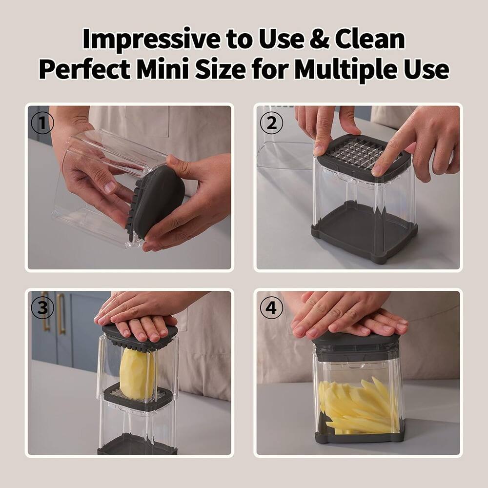 PARKER SLATER Professional Potato & Onion Cutter – Homestyle Vegetable ...