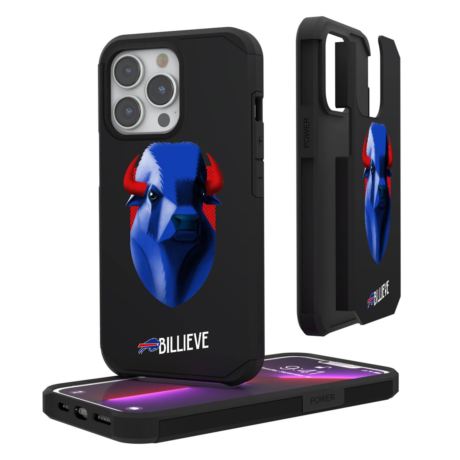Keyscaper NFL Buffalo Bills iPhone Rugged Case 15 Pro Black 201558493 ...