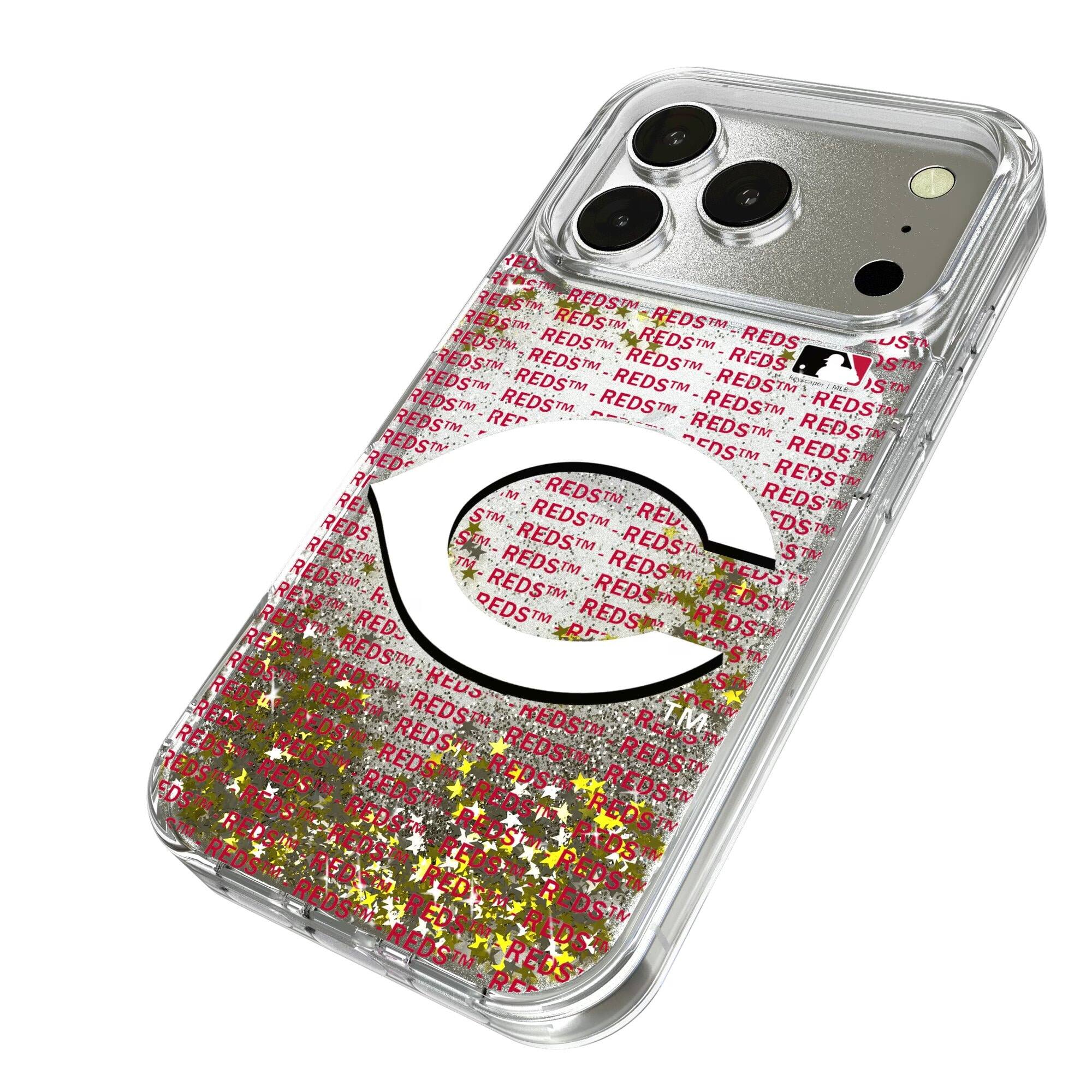 Keyscaper MLB Cincinnati Reds iPhone Text Backdrop Design Case 14 Pro ...