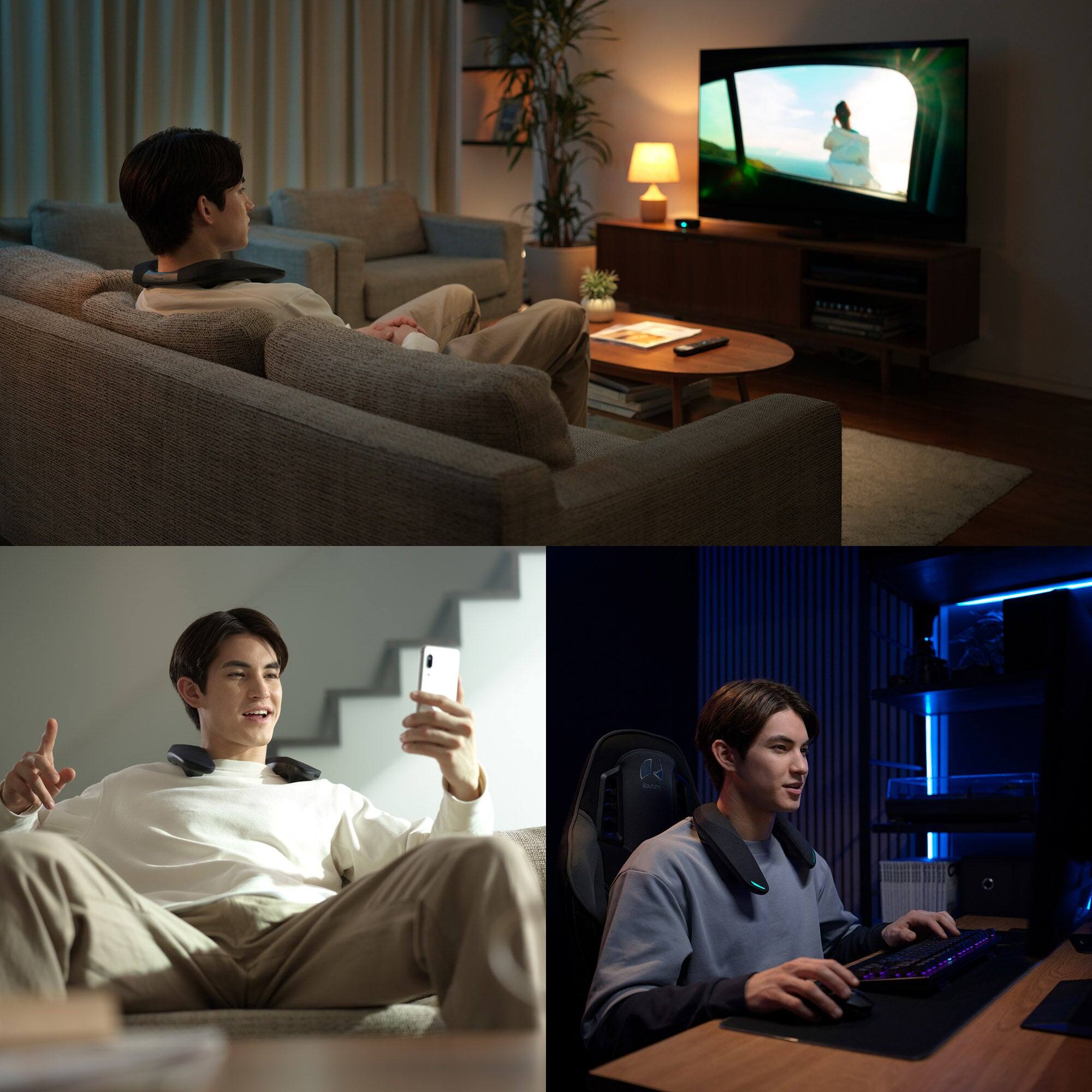 Panasonic SoundSlayer™ Wireless Wearable Gaming Speaker with HDMI and ...