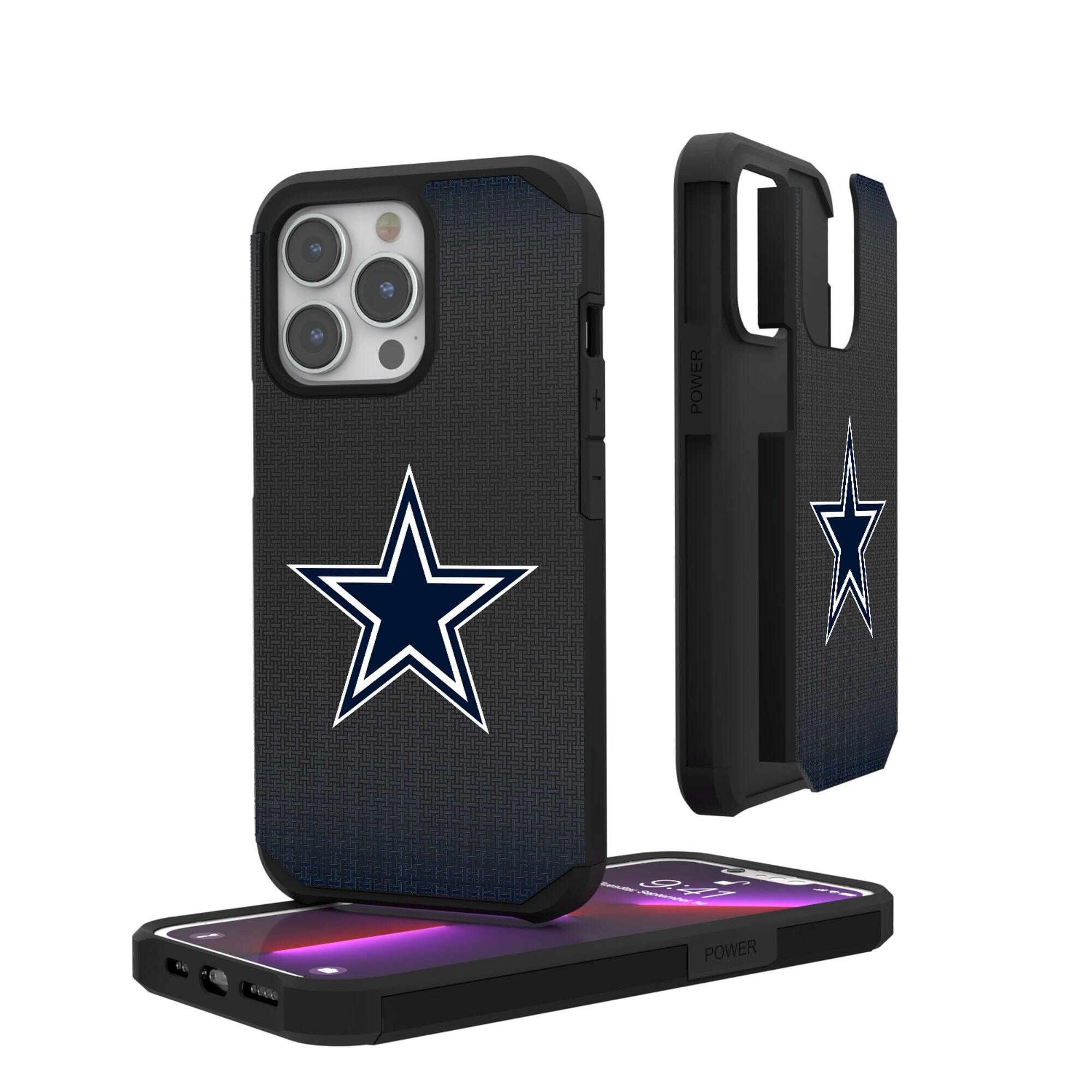 Keyscaper NFL Dallas Cowboys Linen Logo iPhone Rugged Case 13 Pro Max ...
