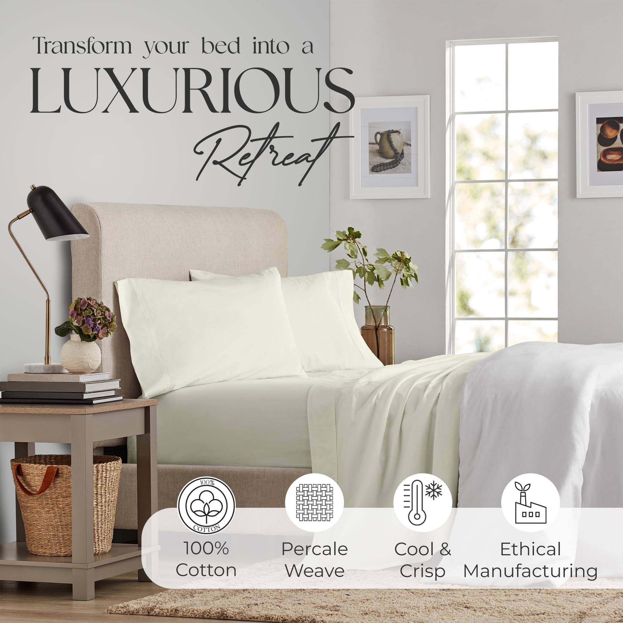Dapper Styles Sheets Set Cotton Percale Bed Oeko tex Made In ...